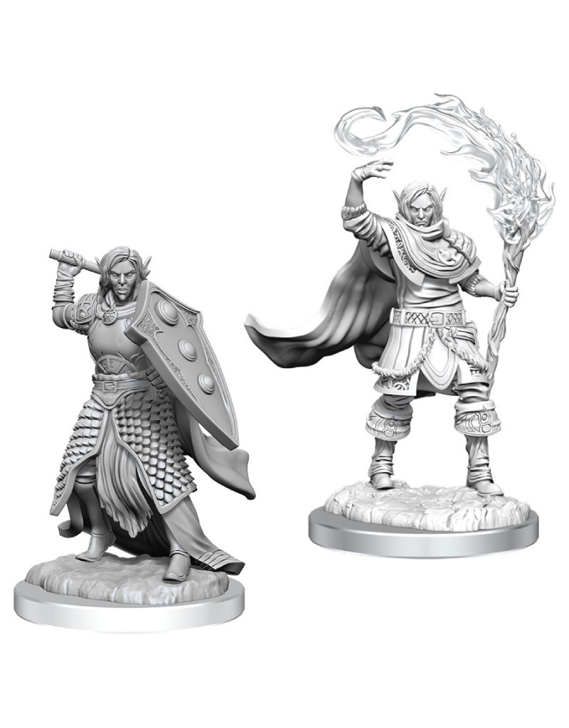 D&D Unpainted Minis: Elf Cleric Male V2 - Game Night Games