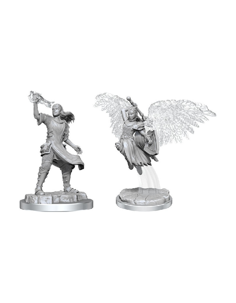 D&D Unpainted Minis: Aasimar Cleric Female - Game Night Games