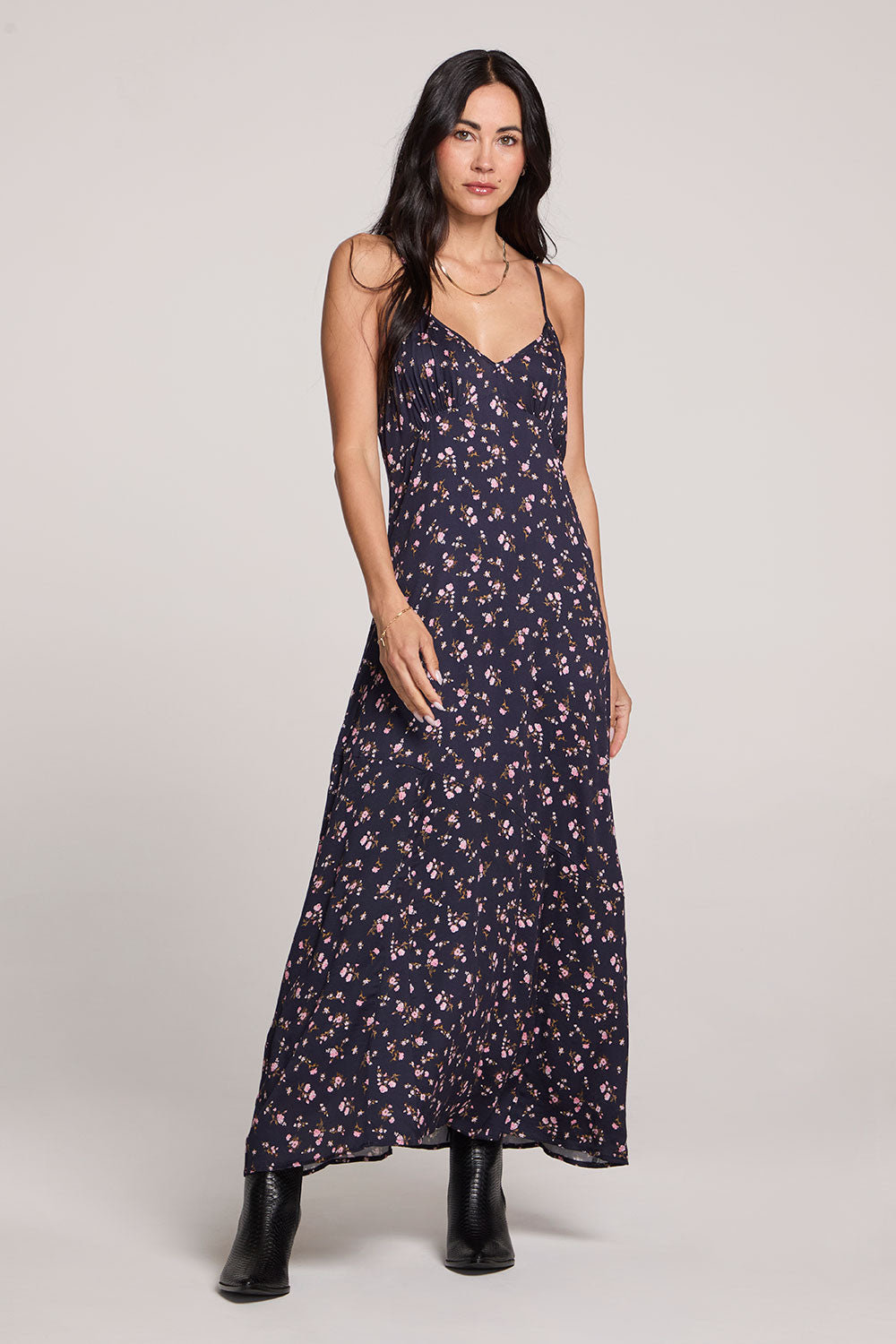 Saltwater LUXE - Maxine Midi Dress - Midnight - Archer + Arrow