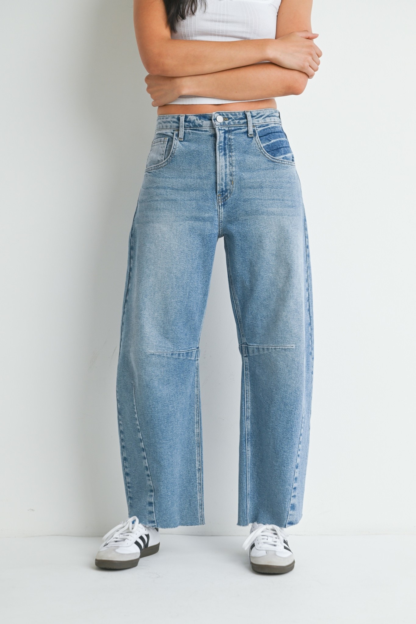 Seamed Barrel Jeans - Wish List YYZ