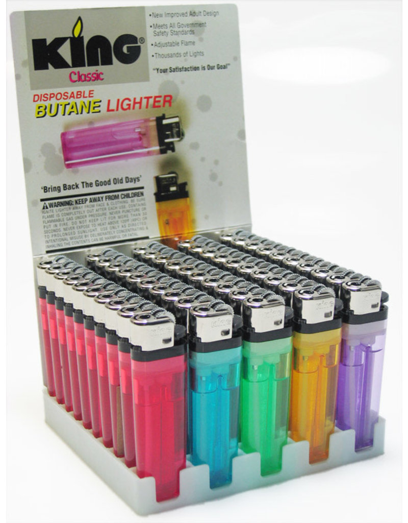 King Lighter Assorted Colors #2003 - Rise Smoke Shop