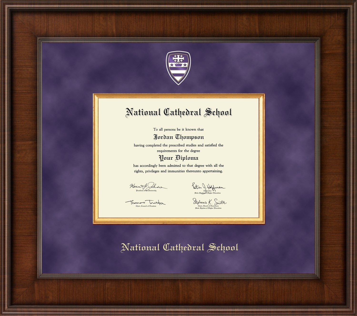 Presidential Madison Diploma Frame - National Cathedral School Store
