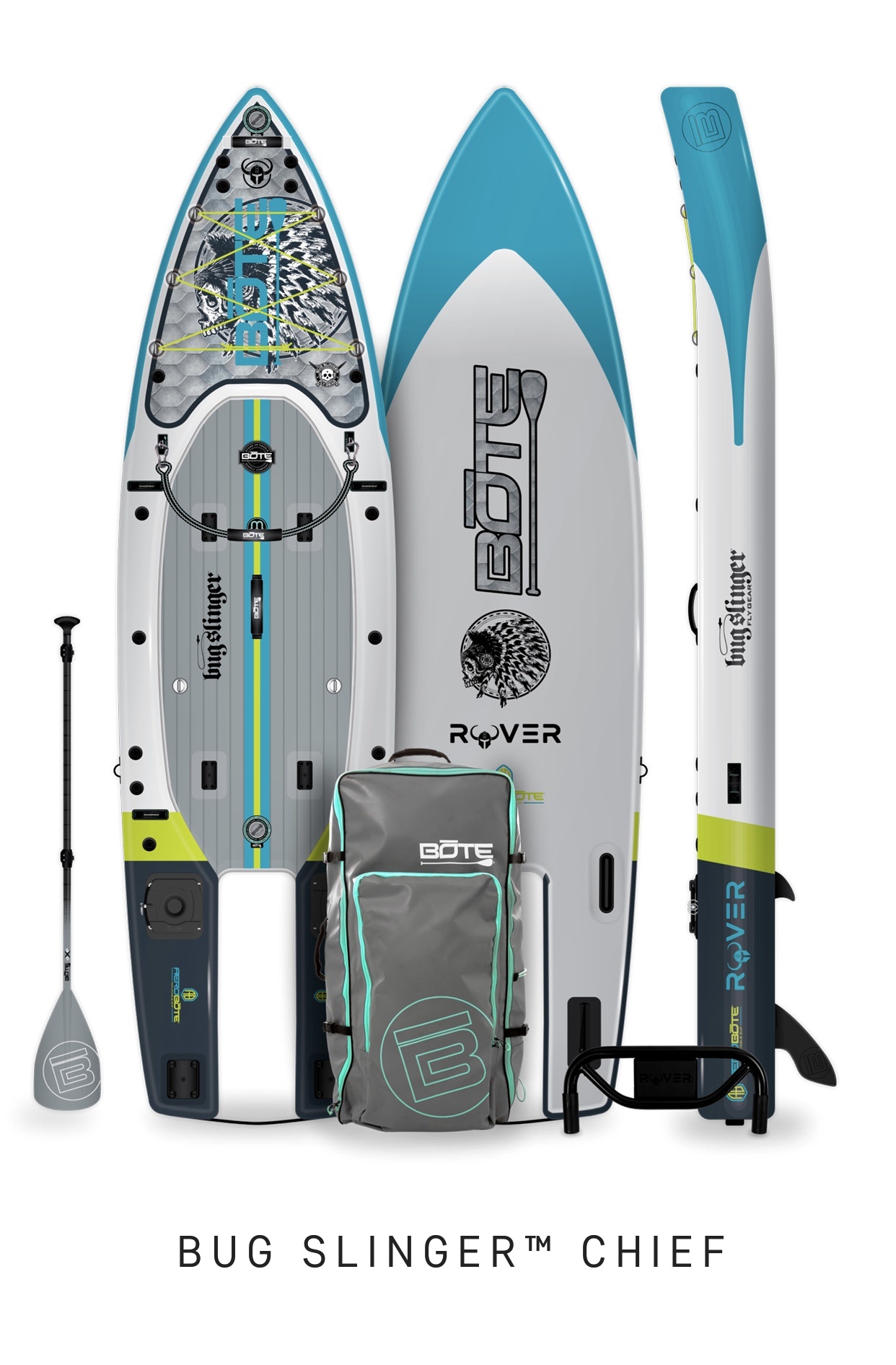 BOTE Rover Aero 12'6" Inflatable Skiff - Great Feathers