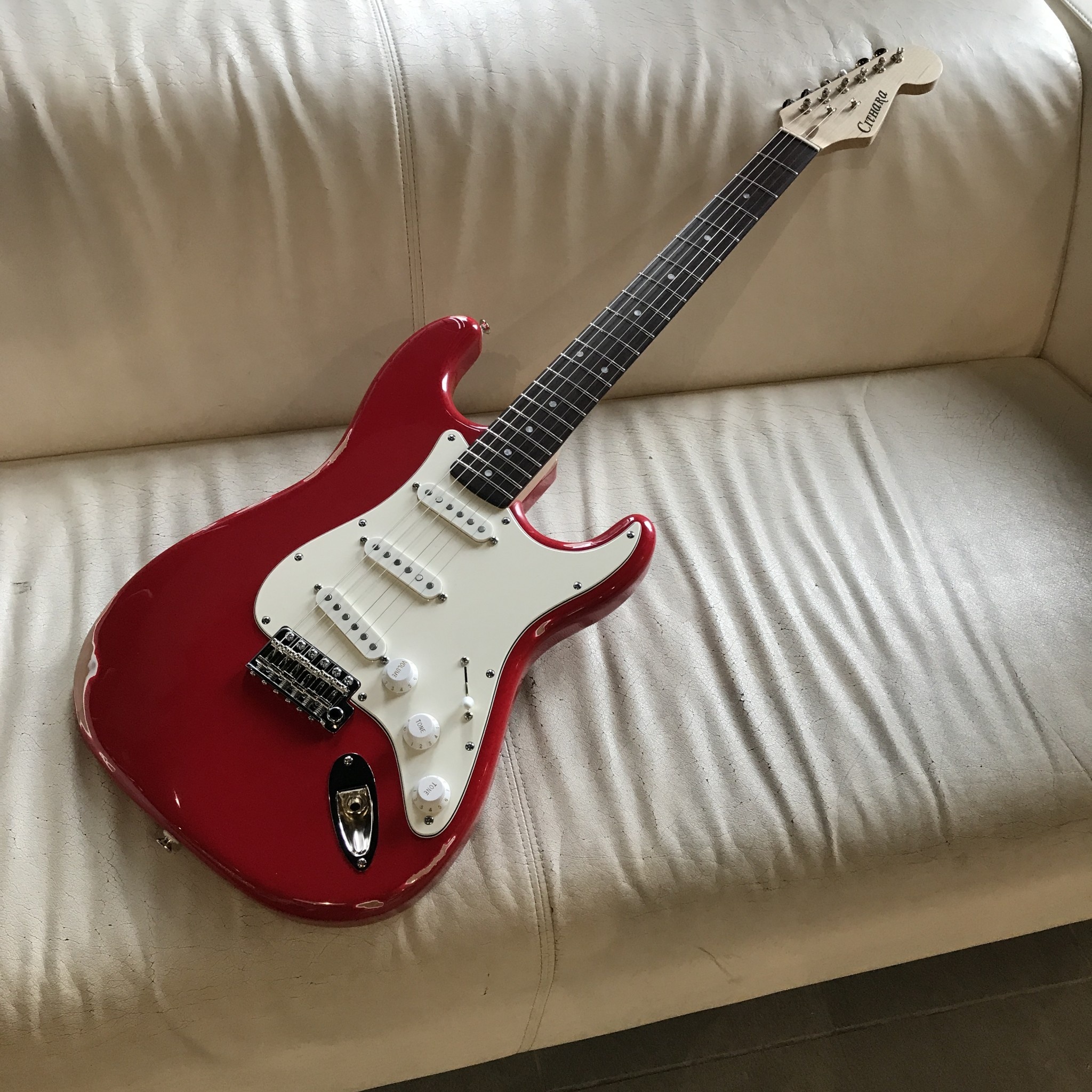 Cithara Custom Vintage Stratocaster - Candy Apple Red - KAOS Music Centre
