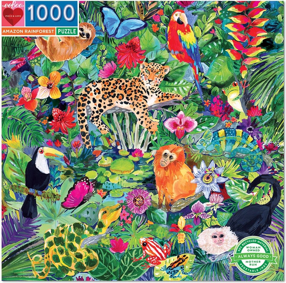 Amazon Rainforest Puzzle 1000 pc - Kidstop toys and books