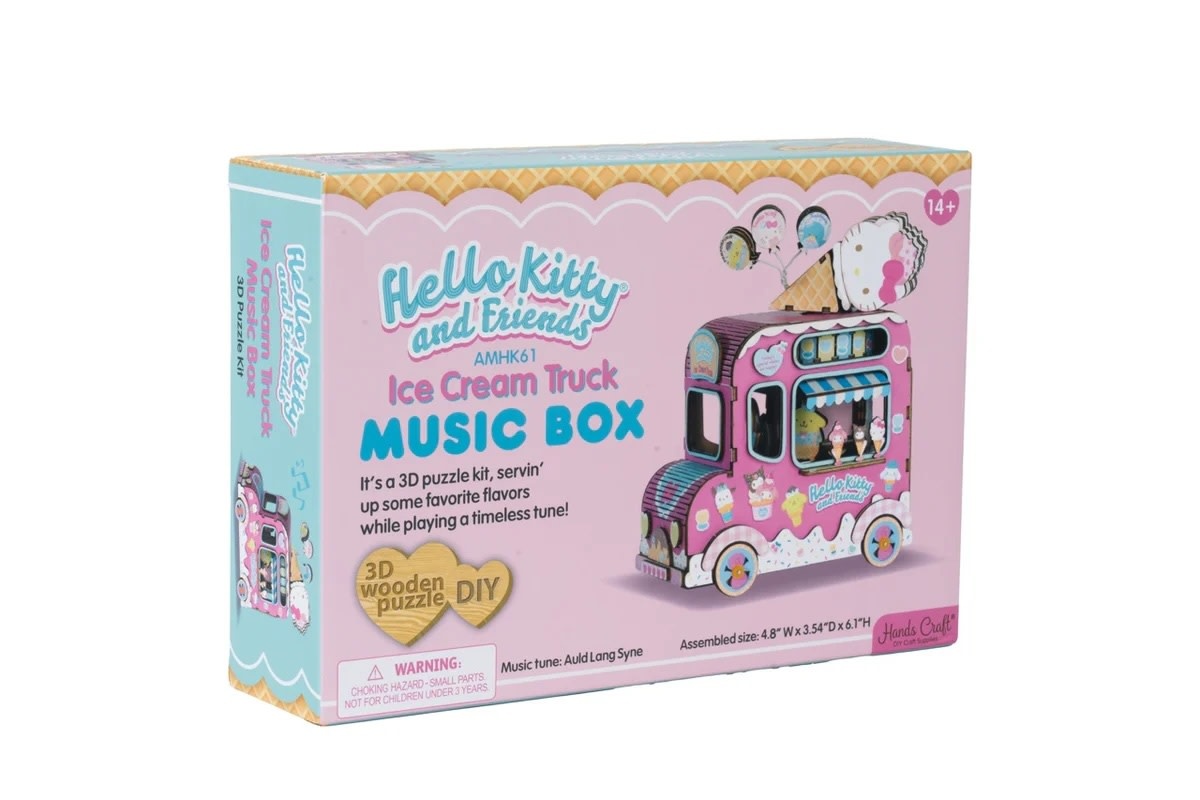 Hello Kitty Ice Cream Truck Music Box - Kidstop toys and books