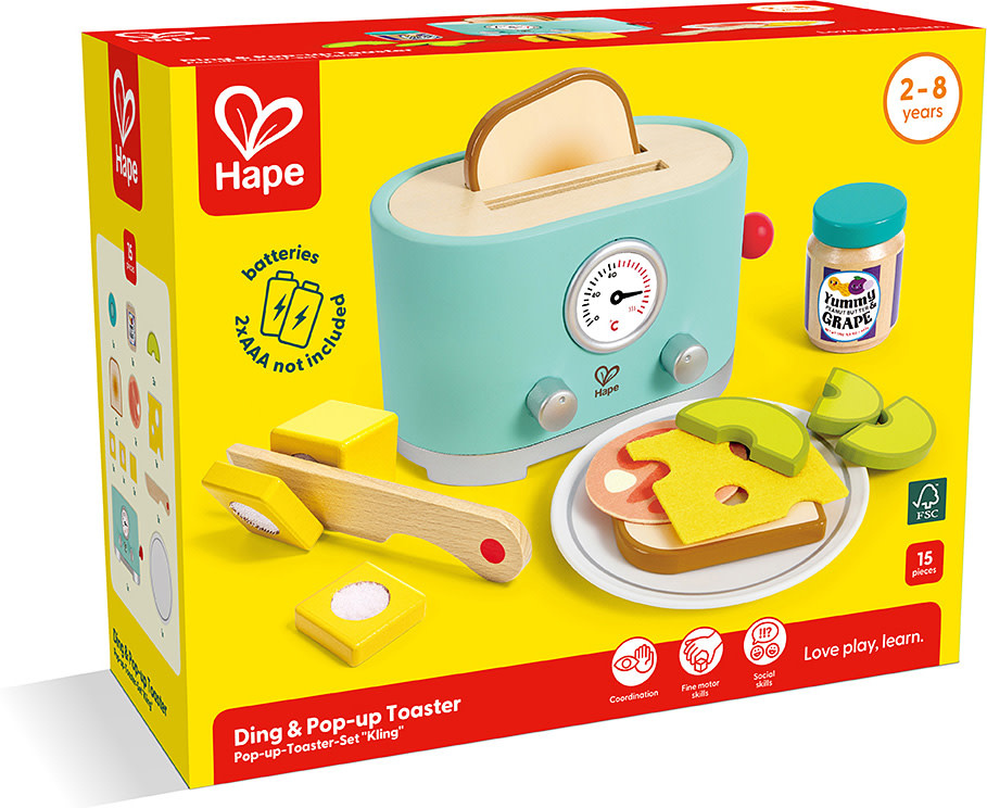 Ding & Pop-Up Toaster - Kidstop toys and books