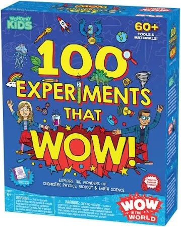 Wondery Kids 100 Experiments That Wow! - Kidstop toys and books