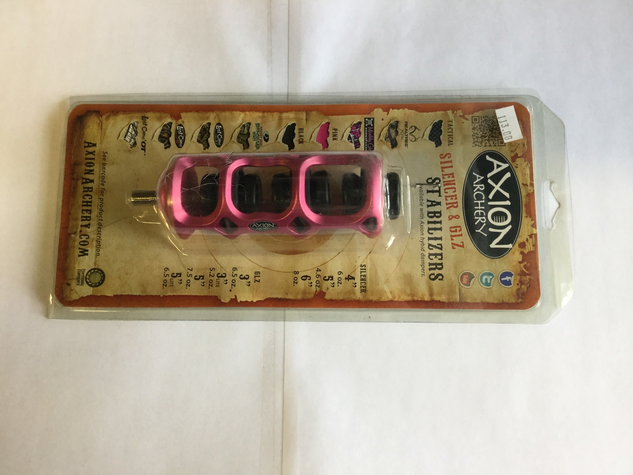 4” Pink Stabilizer - Preeceville Archery Products