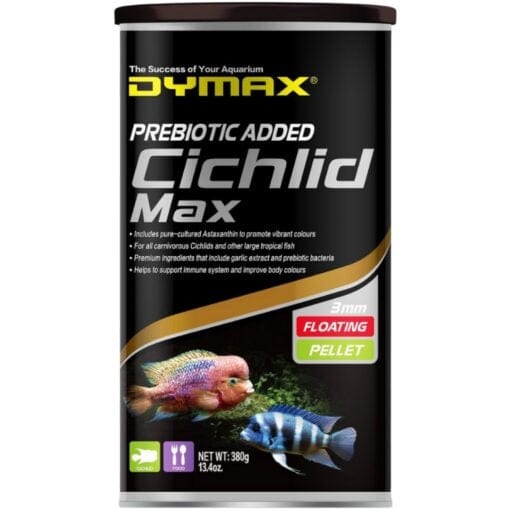 DYMAX Cichlid Max Pellets 13.4oz - Fish Gallery
