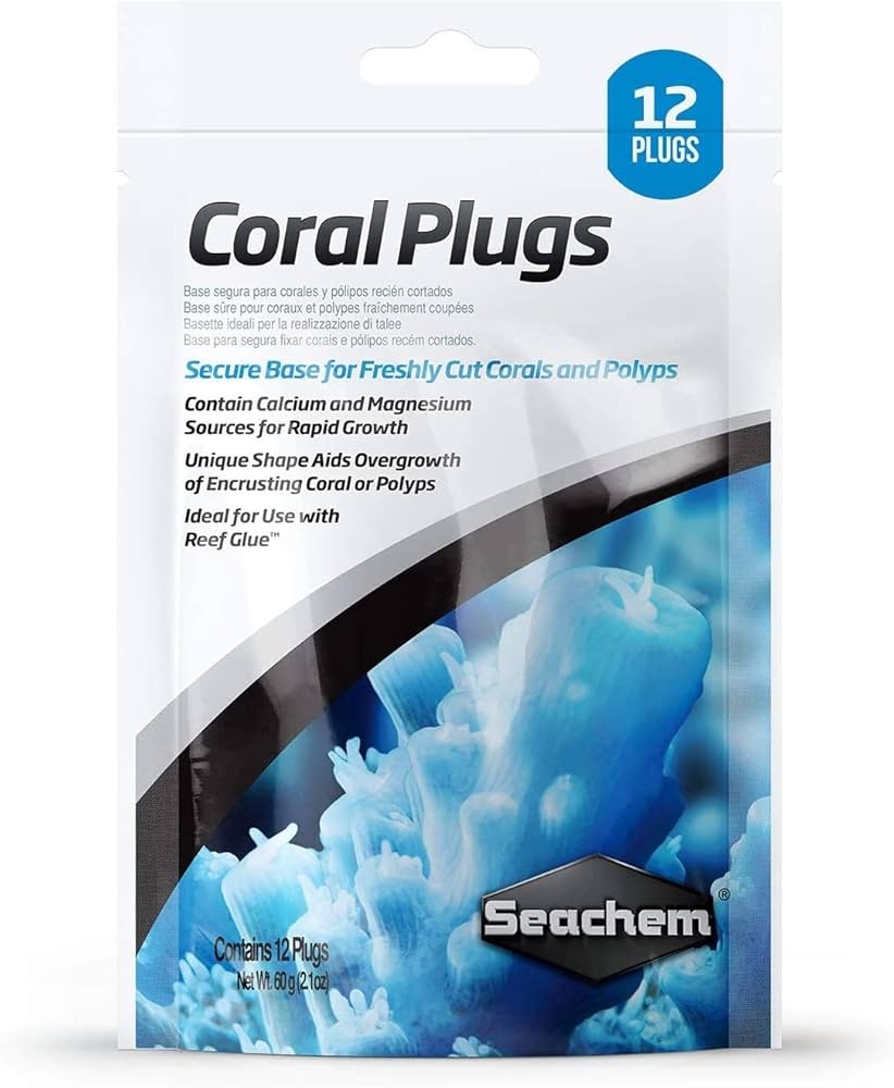 Seachem Coral Plugs - Fish Gallery