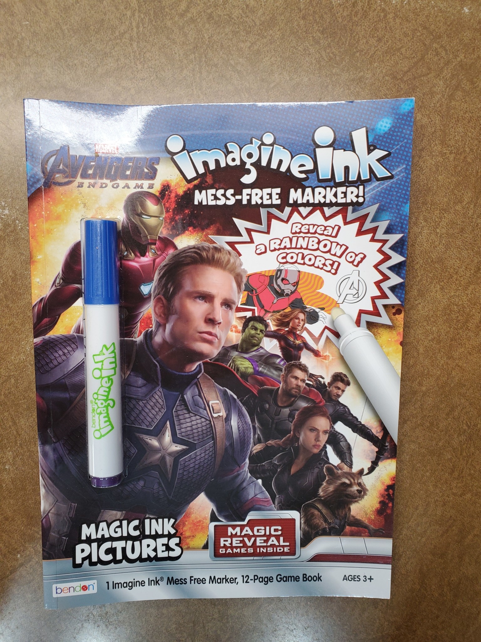 Avengers Imagine Ink Book - D3 Surplus Outlet