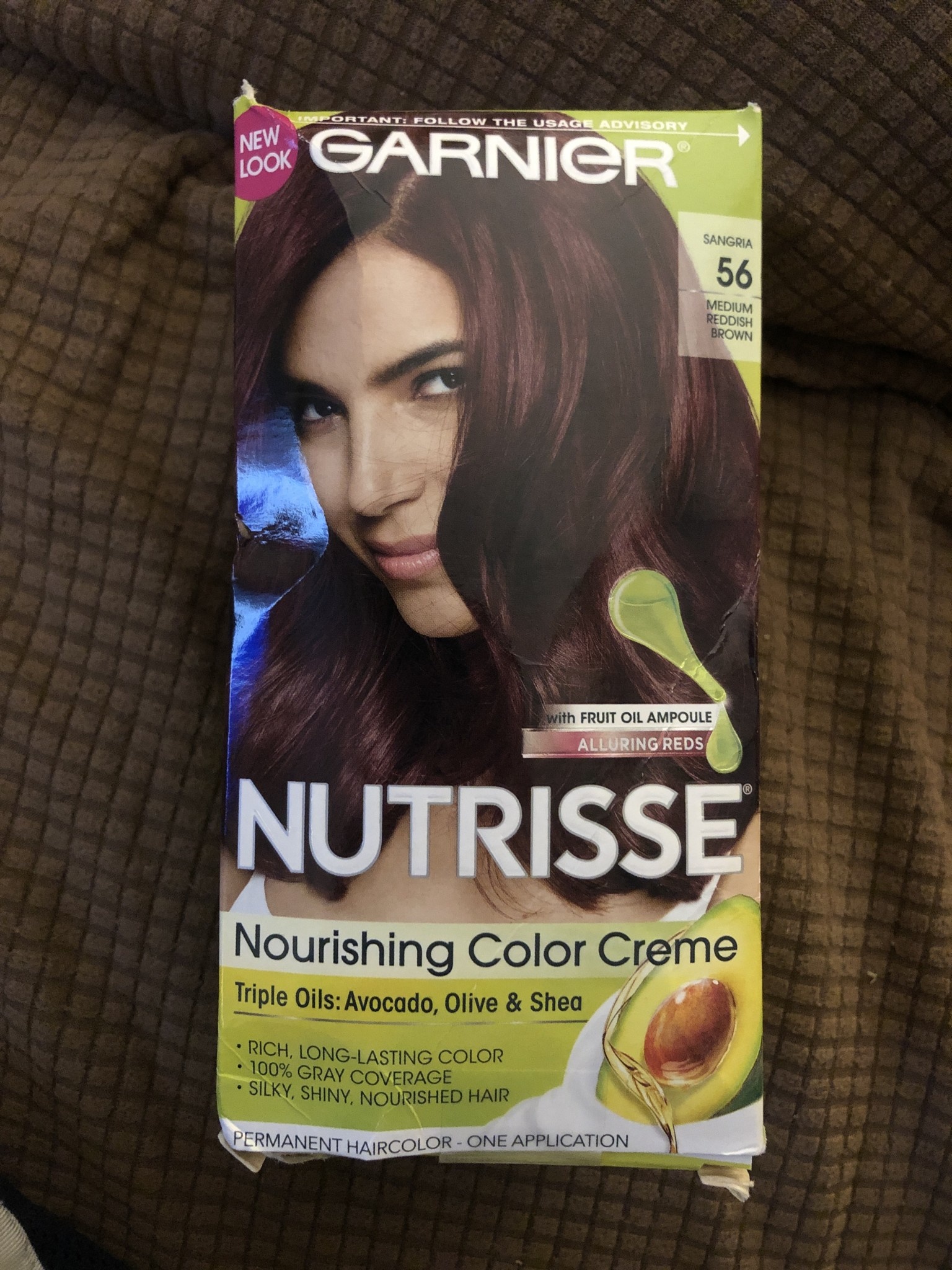 Garnier Nutrisse Nourishing Color Creme Sangria 56 Medium Reddish Brown ...