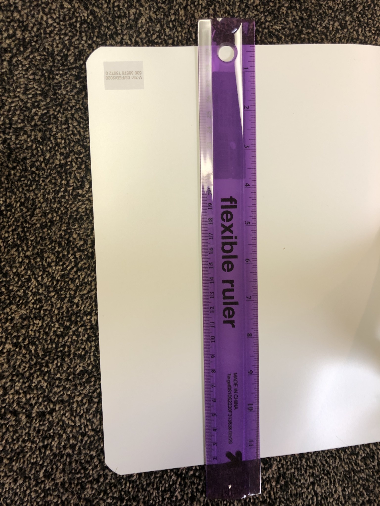 12 Flexible Ruler 1ct - Up&Up?*asst colors - D3 Surplus Outlet
