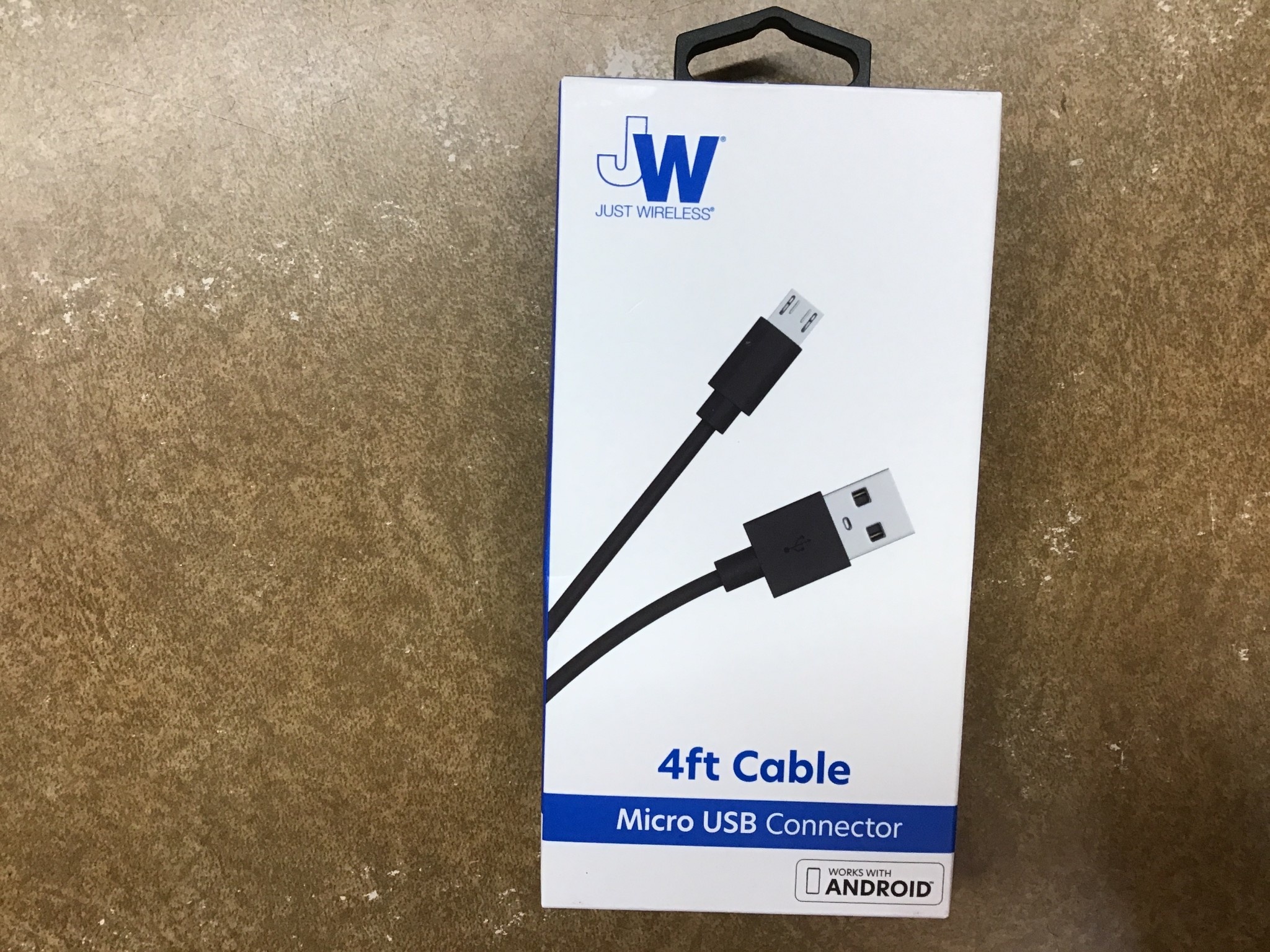 Just Wireless 4ft TPU Micro USB to USB-A Cable - Black - D3 Surplus Outlet
