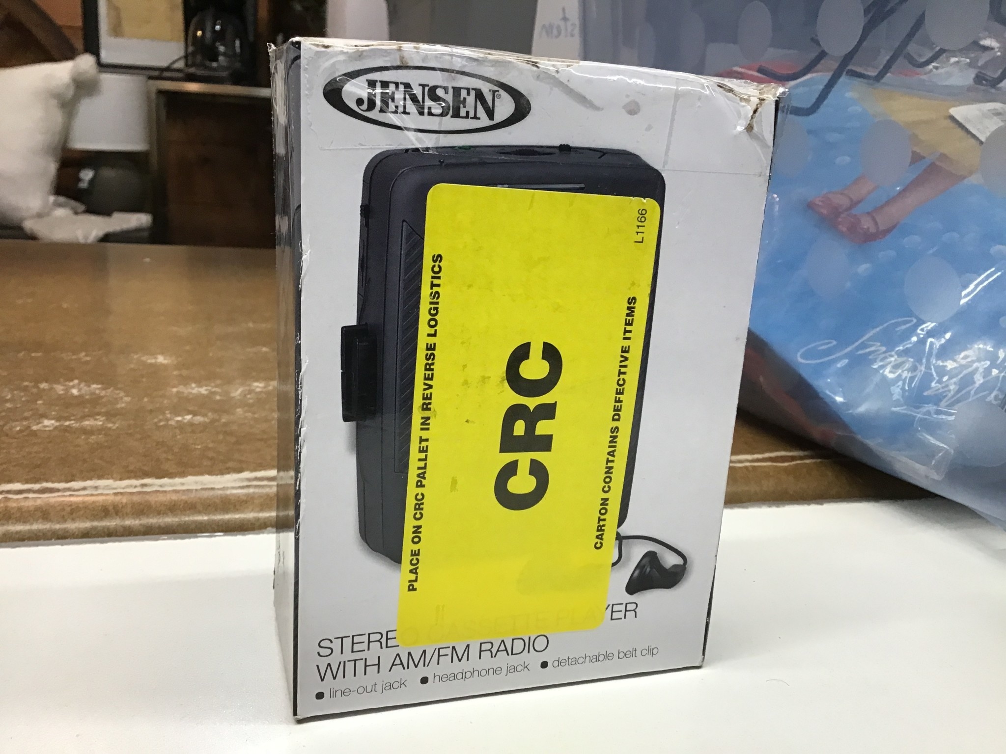 (Opened) JENSEN Stereo Cassette Player with AM/FM Radio - Gray (SCR-75 ...