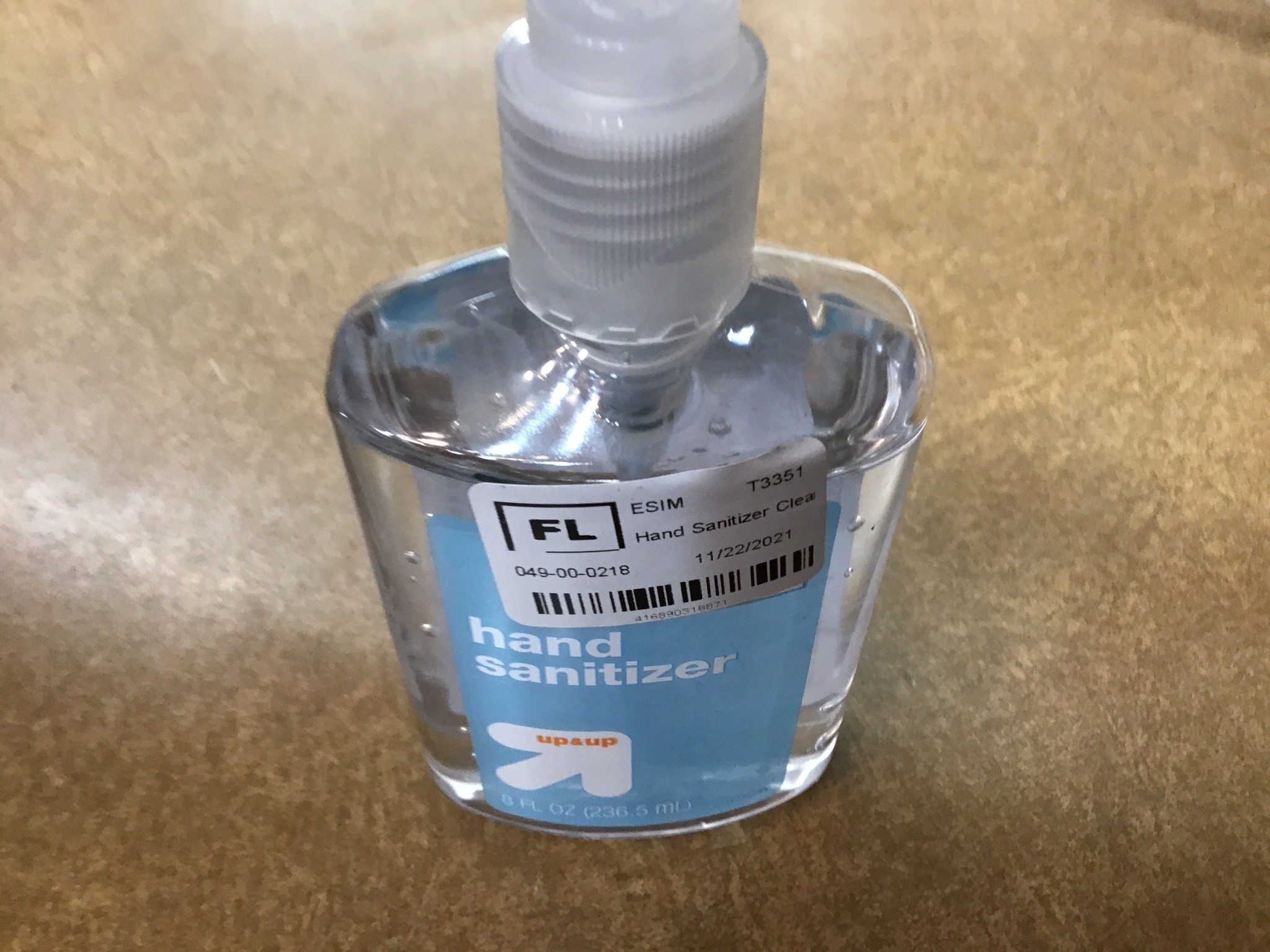 Hand Sanitizer Clear Gel - 8 fl oz - up & up - D3 Surplus Outlet
