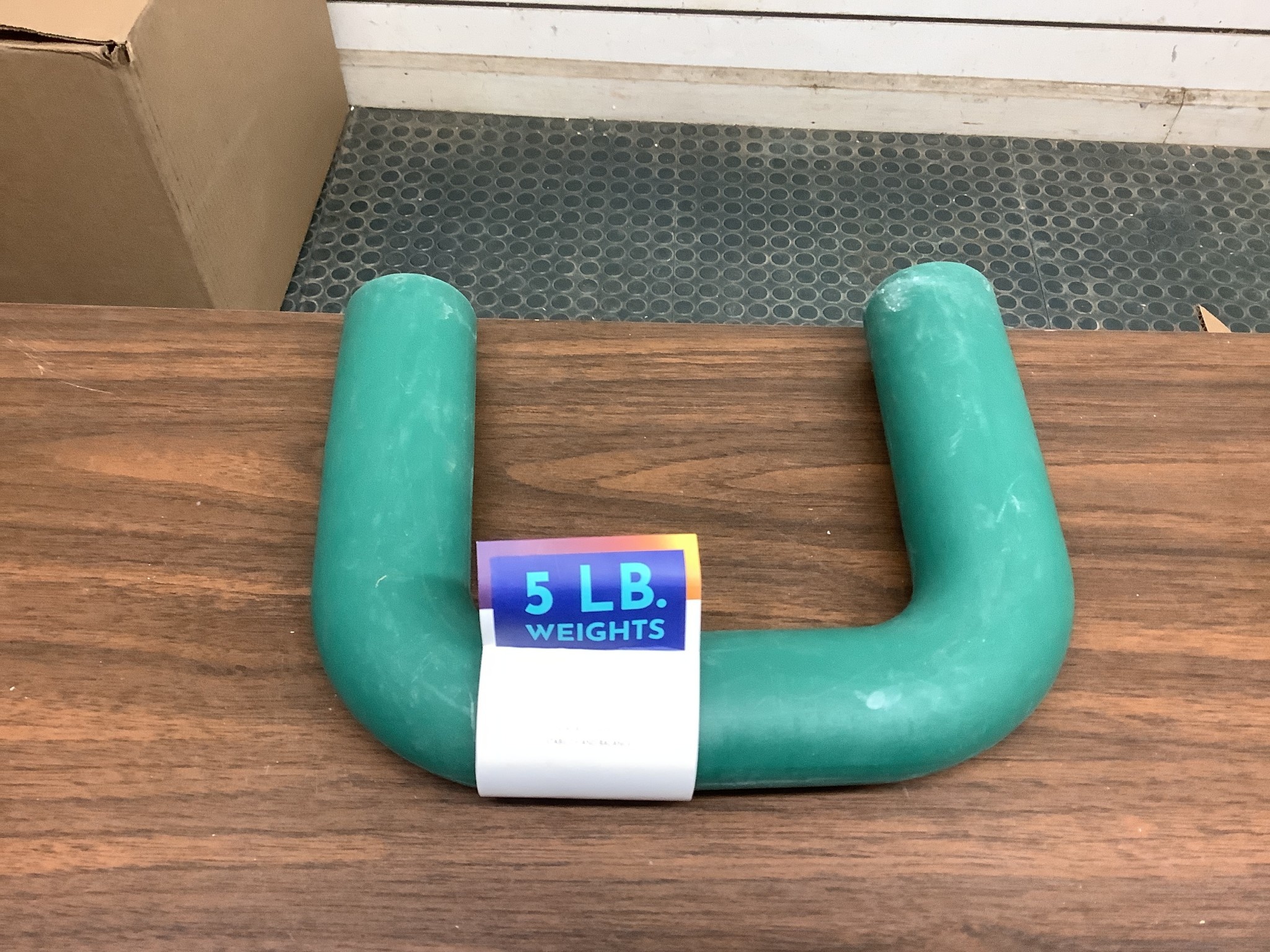 5 Lb U Shaped Weight Green - D3 Surplus Outlet