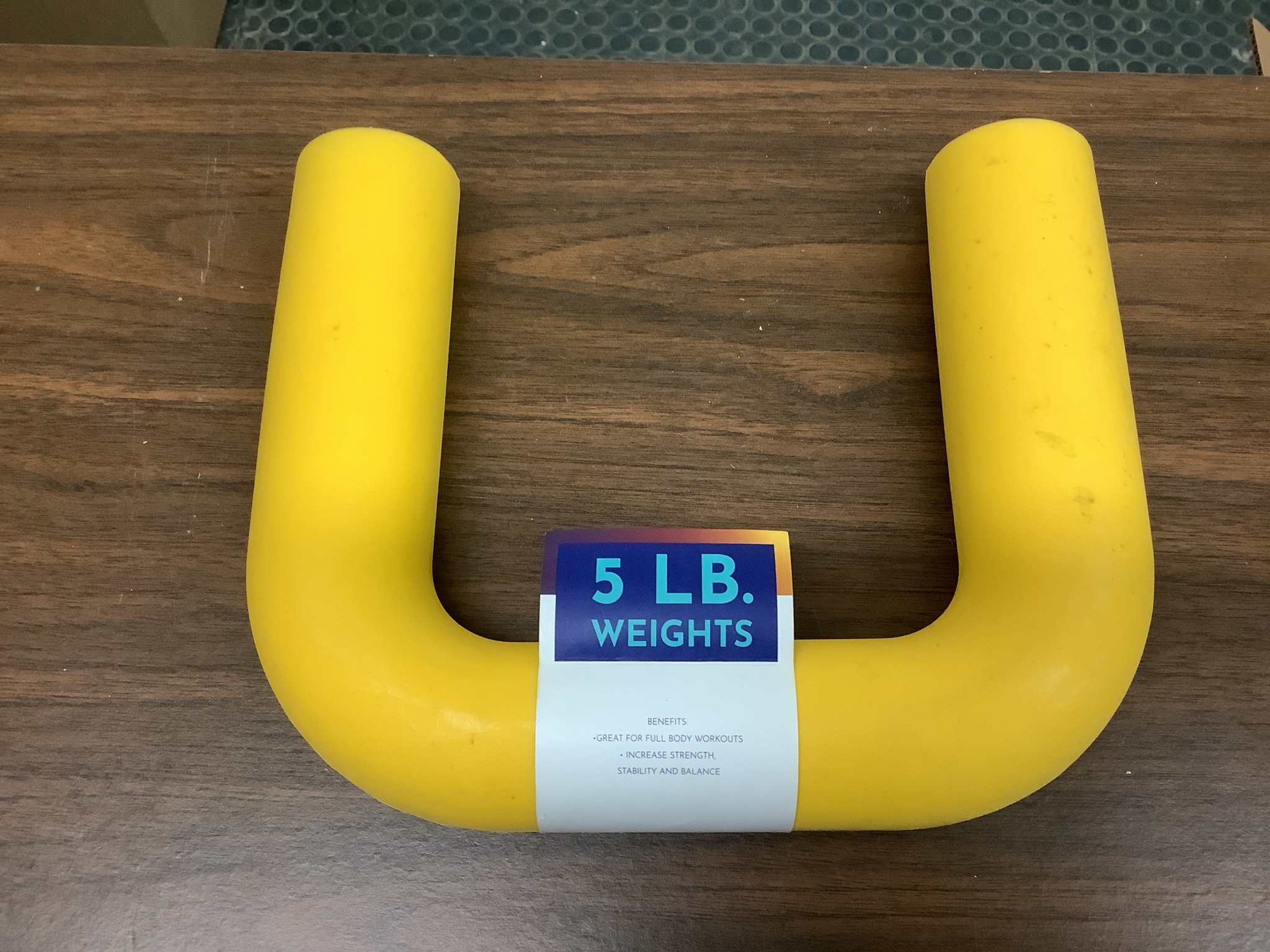 5 Lb U Shaped Weight Yellow - D3 Surplus Outlet