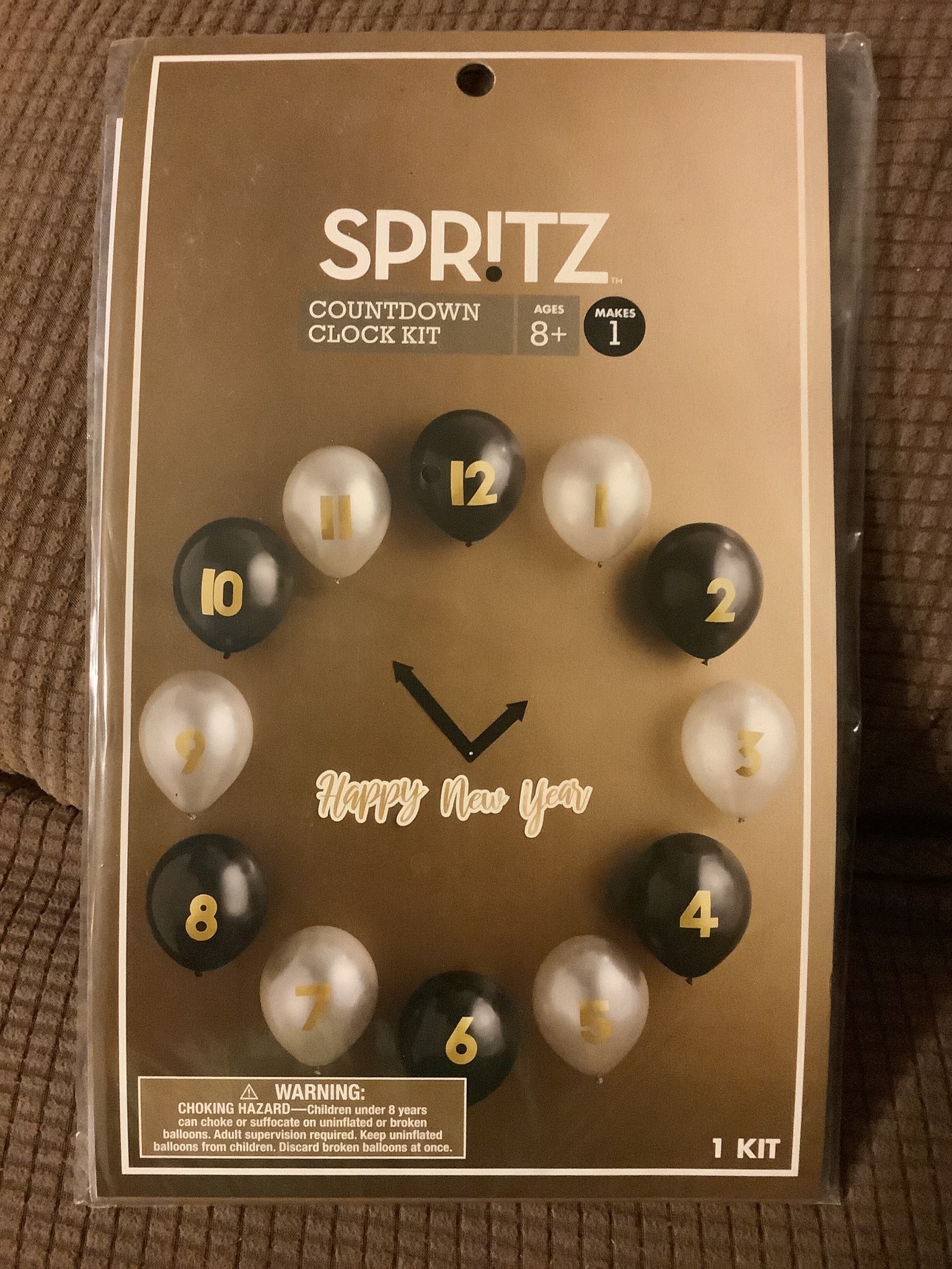 Spritz Countdown Clock Balloons - D3 Surplus Outlet