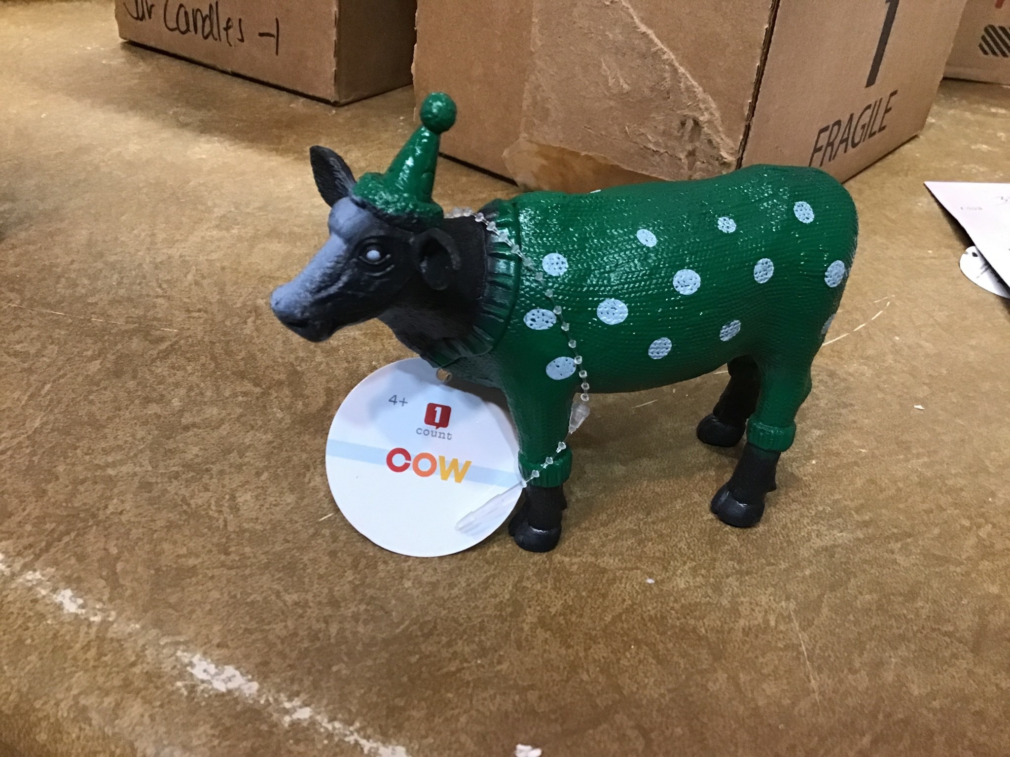 Holiday Cow Figure - D3 Surplus Outlet