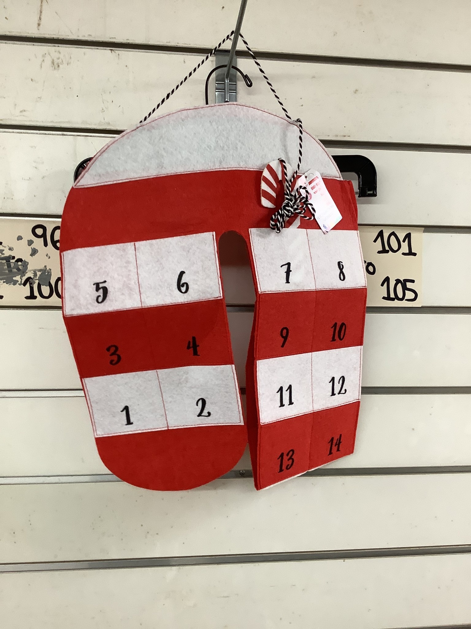 Candy Cane Countdown Calendar - D3 Surplus Outlet
