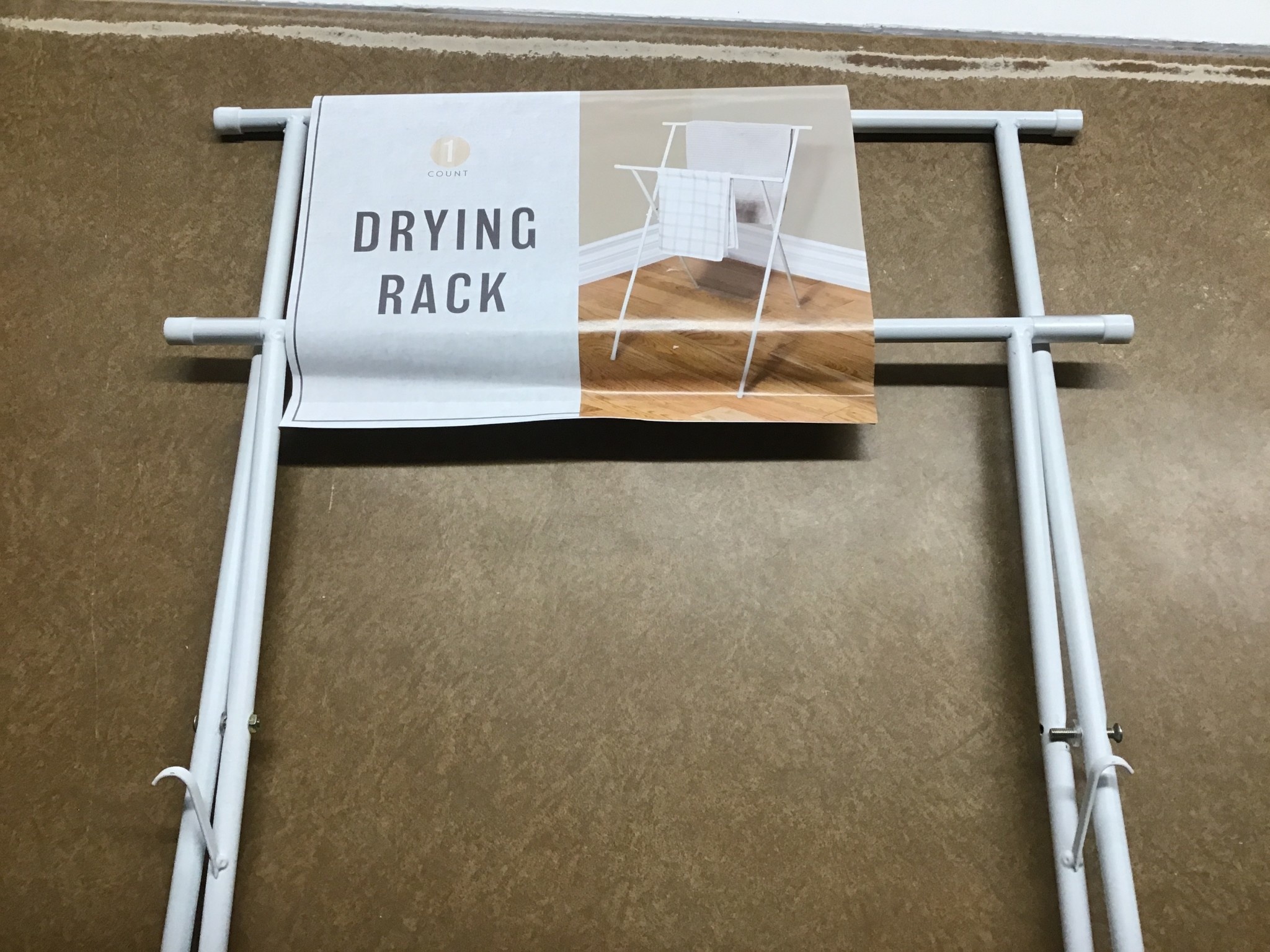 White Metal Drying Rack - D3 Surplus Outlet