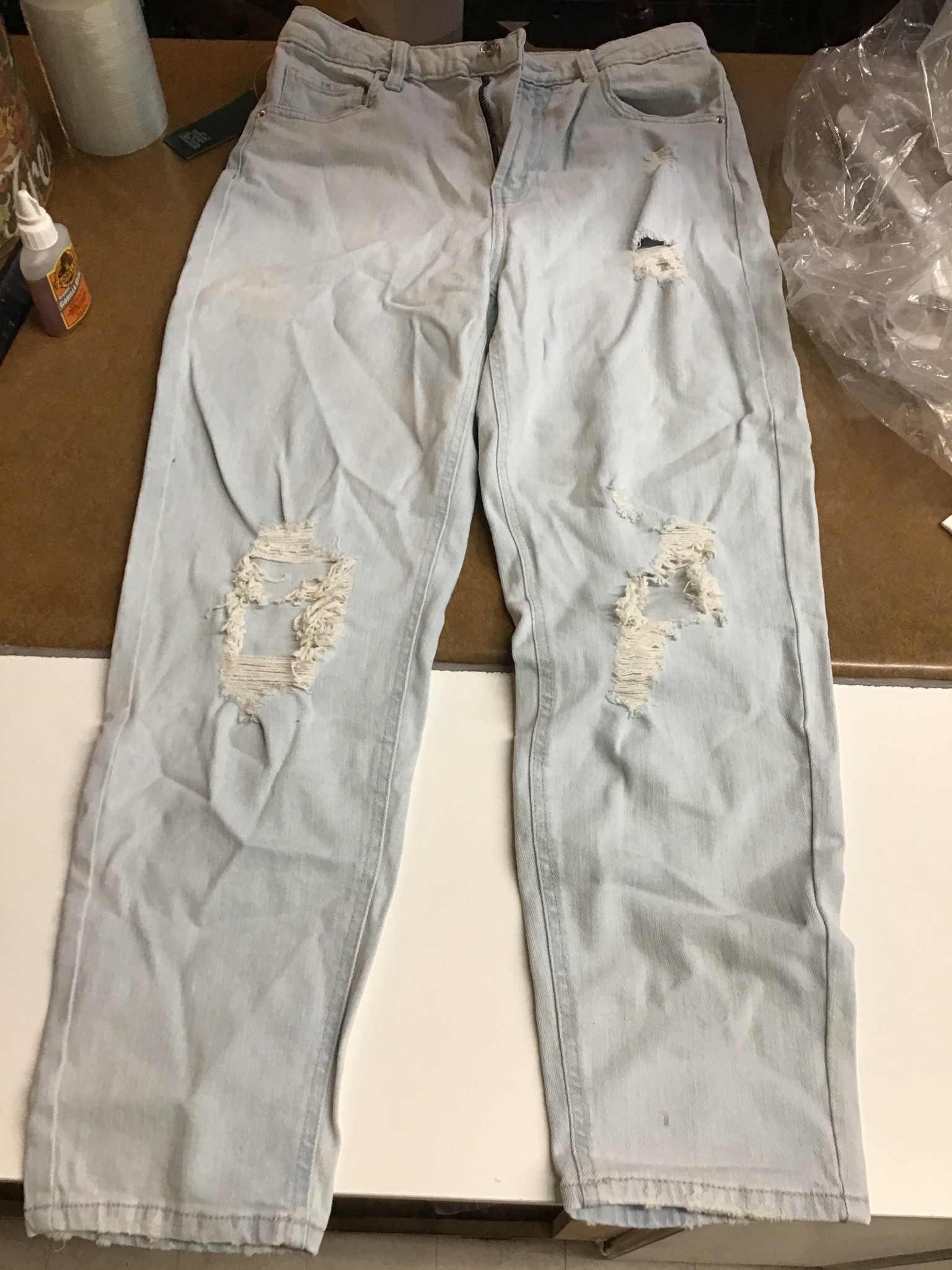 Small mark- Women?s Super-High Rise Distressed Jeans Wild Fable 8 /29 ...