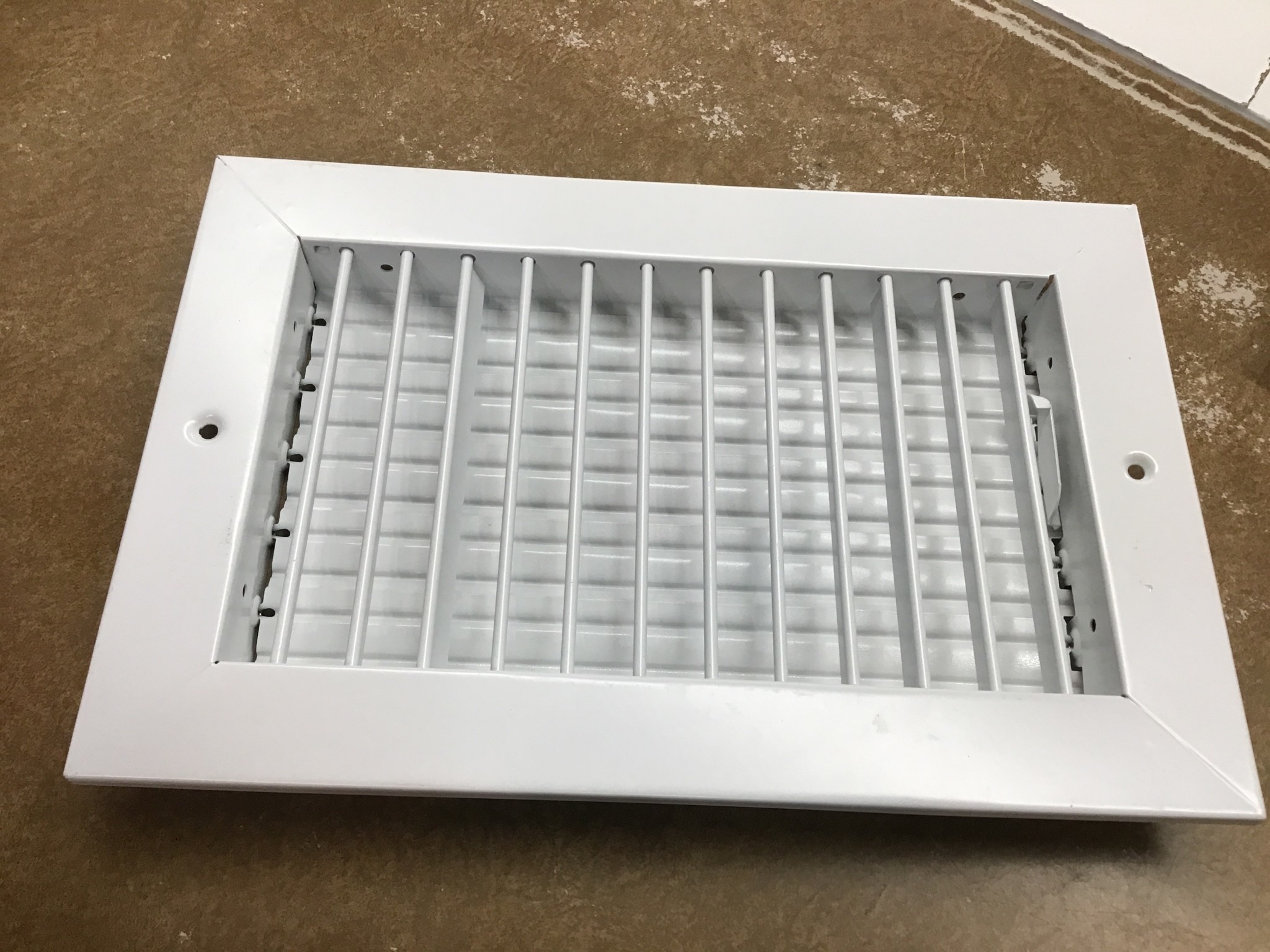 10 in x 6 in adjustable sidewall register - D3 Surplus Outlet