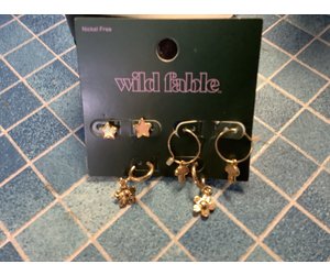 EARRINGS WILD FABLE 3 pair D3 Surplus Outlet