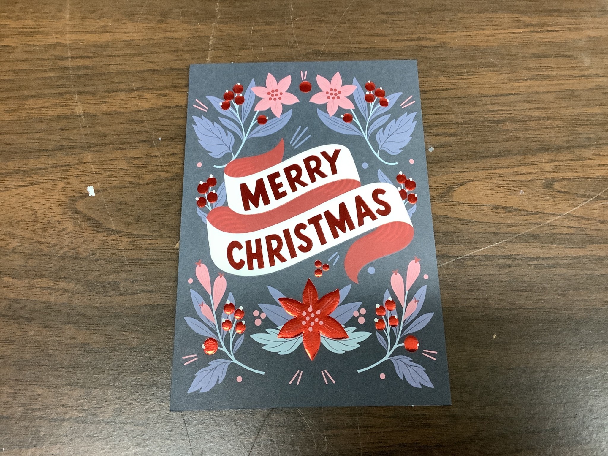 Hallmark Flower ?Merry Christmas? Card Packaged - D3 Surplus Outlet