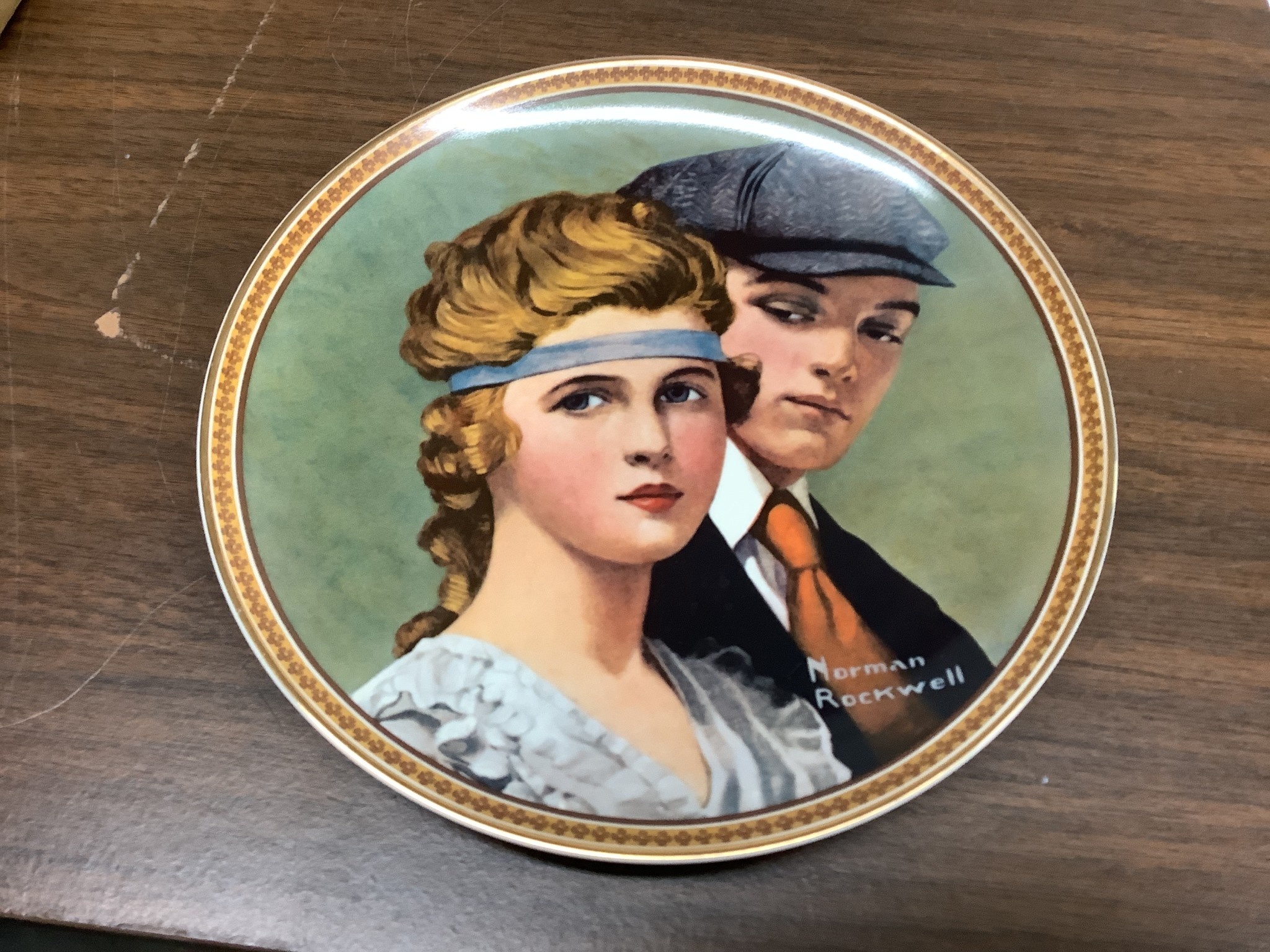 The Bradford Exchange Collectors Plate ?Meeting on the Path? Bradex-No. 84-R70-4.18 - D3 Surplus ...