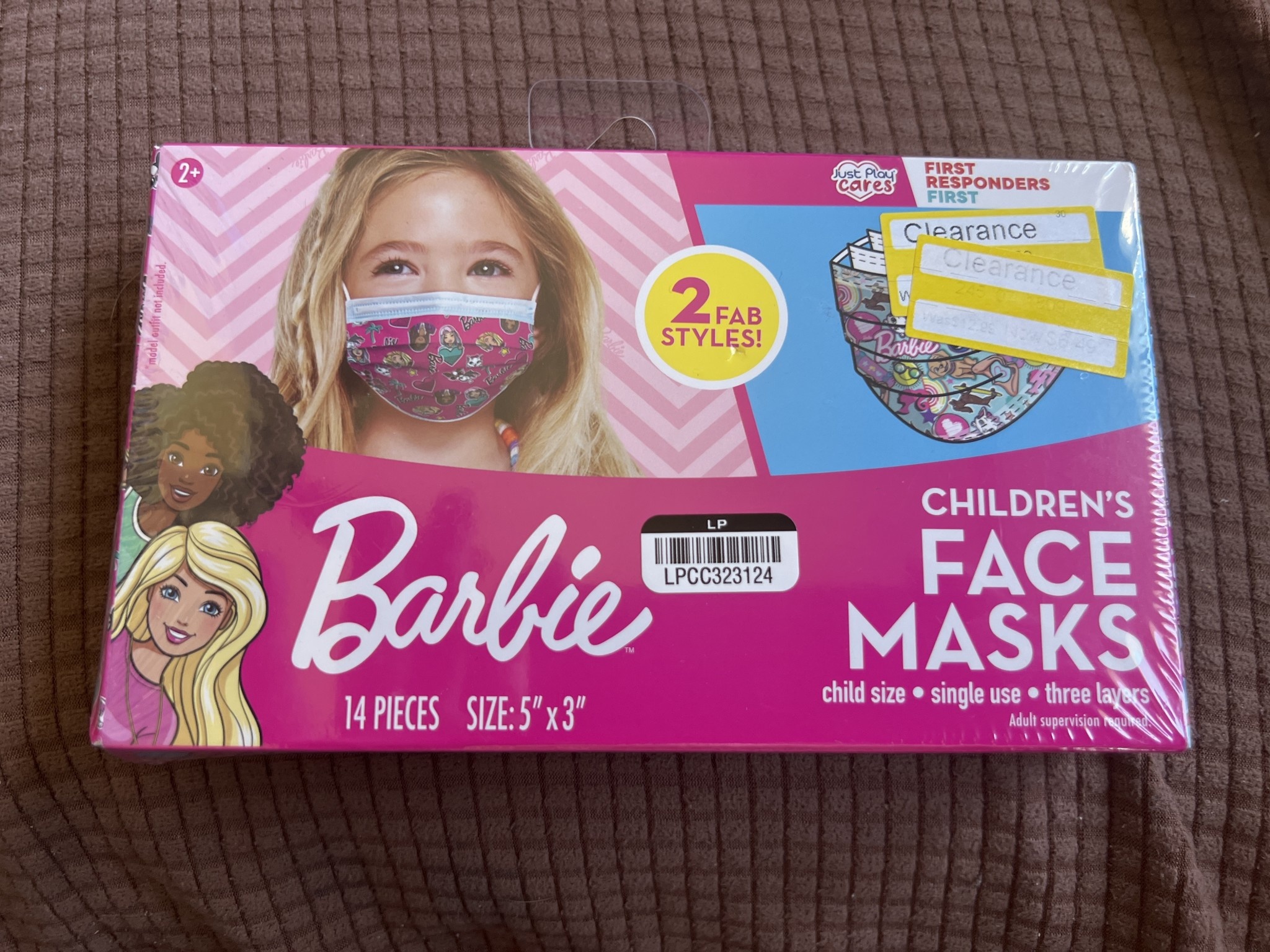 Barbie Children?s Face Masks 14pc - D3 Surplus Outlet