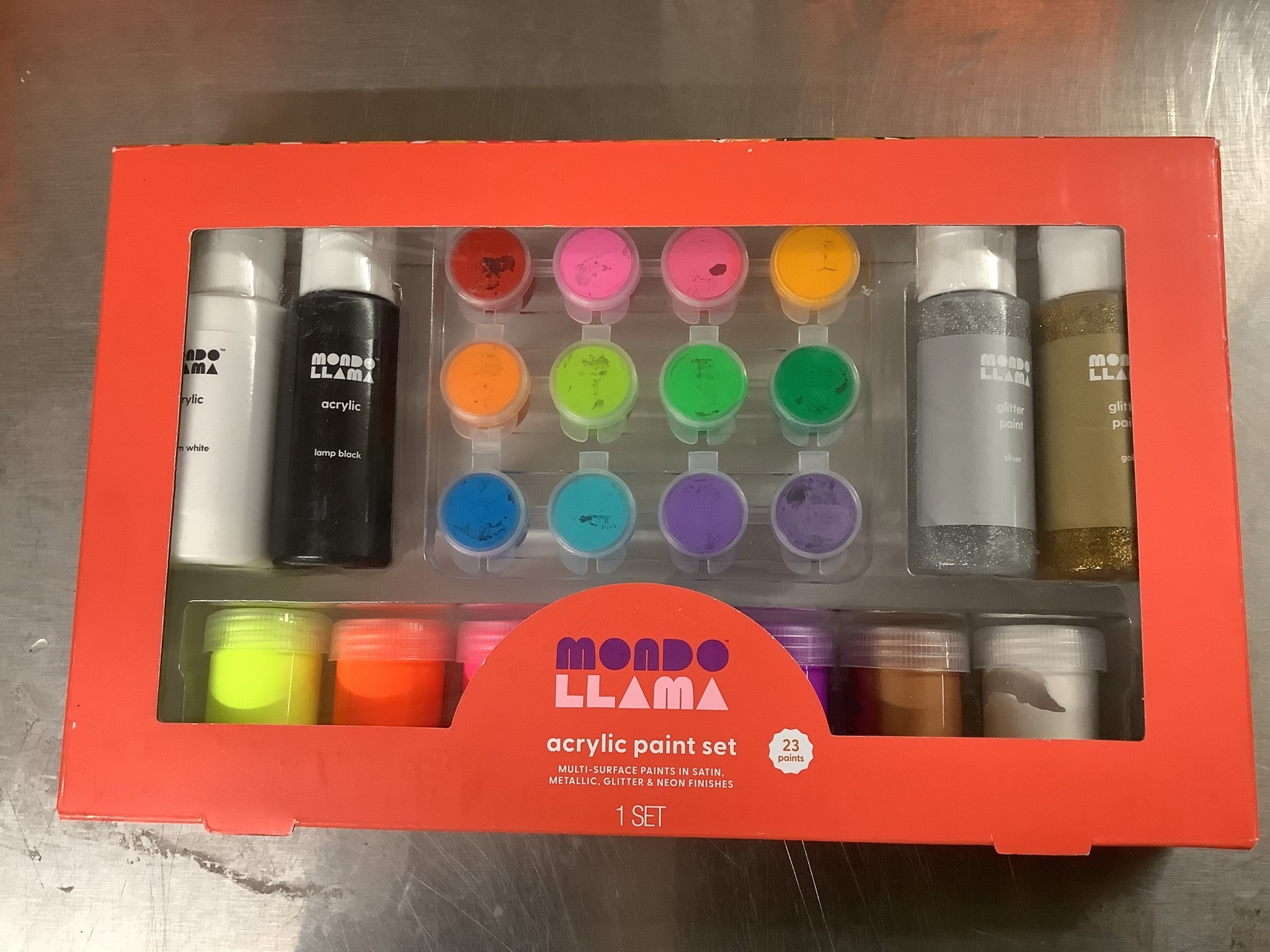 23ct Acrylic Paint Set - Mondo Llama - D3 Surplus Outlet
