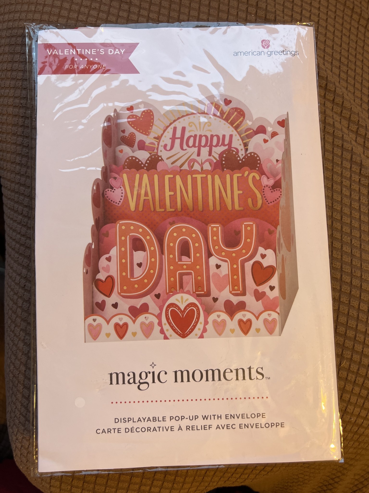 Valentine's Day Cards Modern Shadowbox Lettering - D3 Surplus Outlet