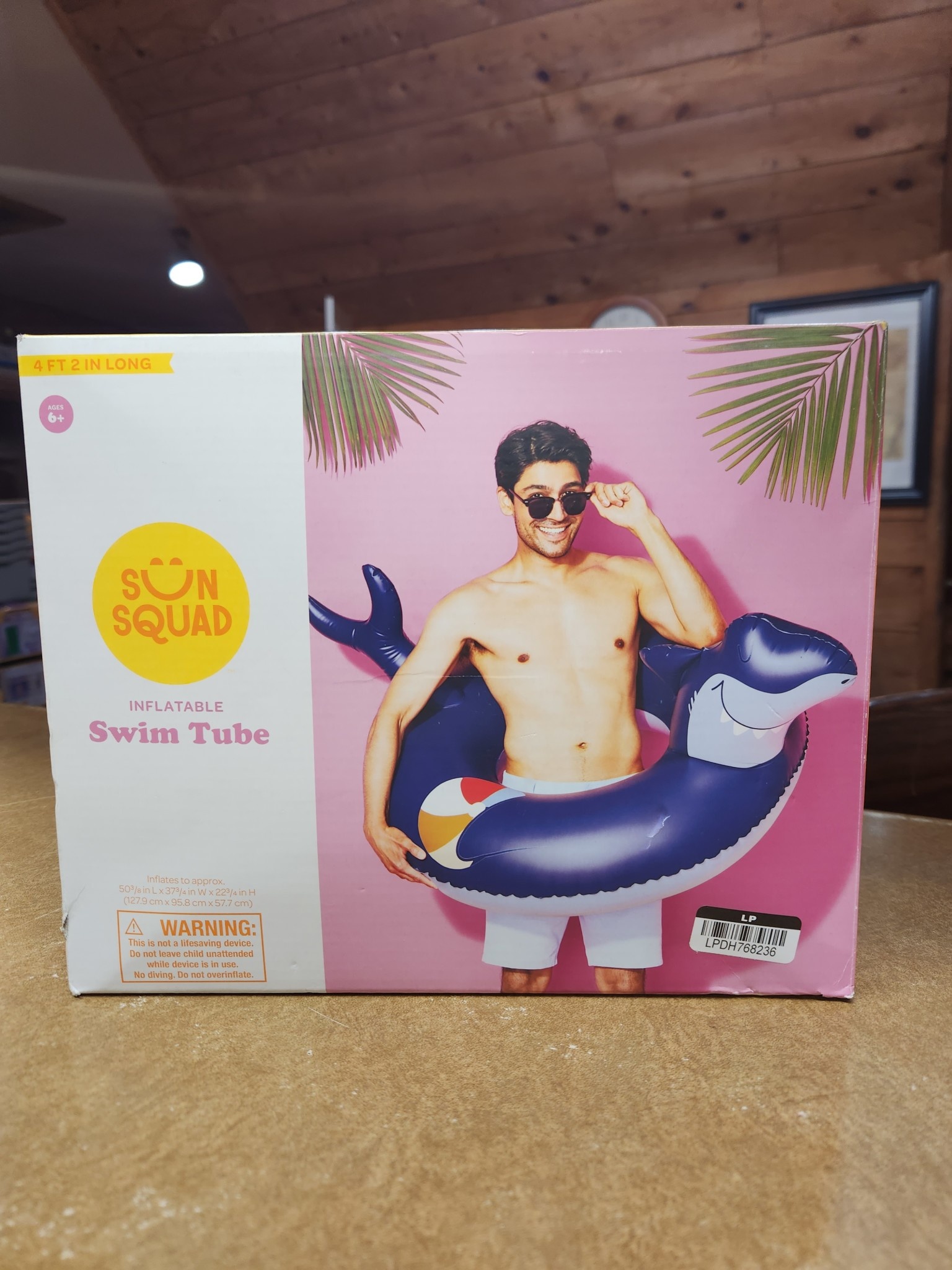 Shark Pool Float Blue - Sun Squad - D3 Surplus Outlet