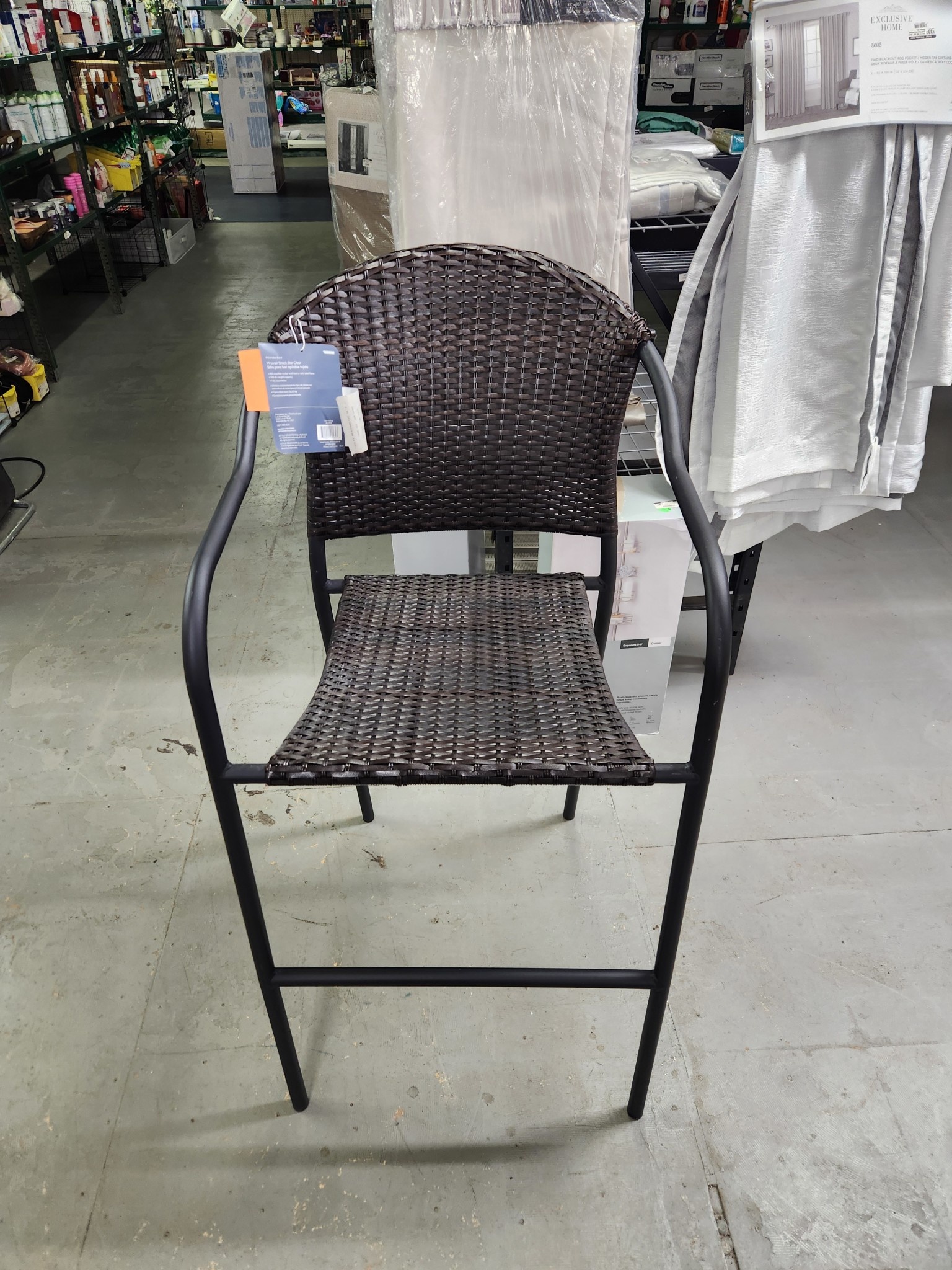 Pelham bay woven stack chair store