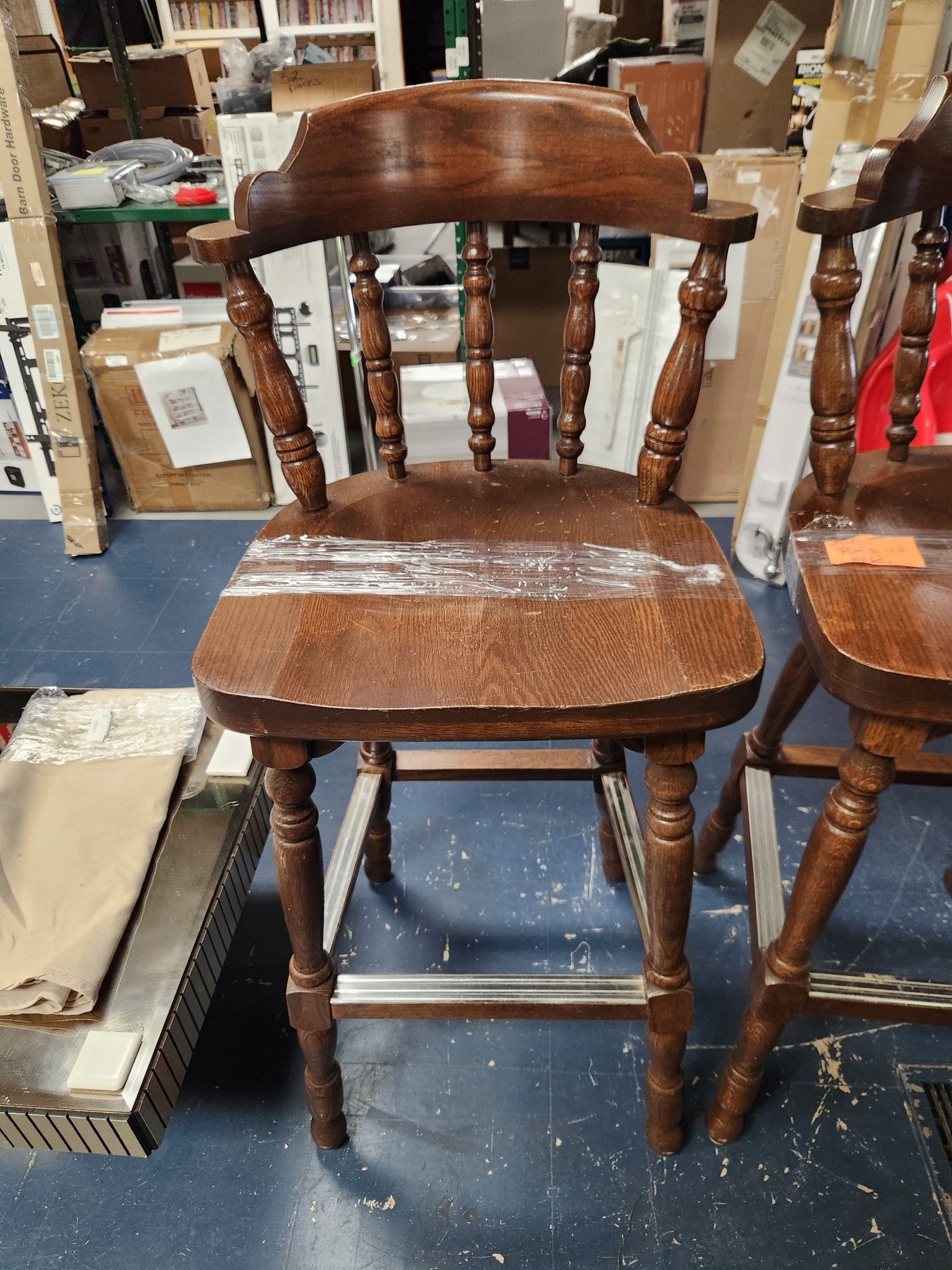 *Used Vintage The Buckstaff Co. Bar Stool 30 - D3 Surplus Outlet