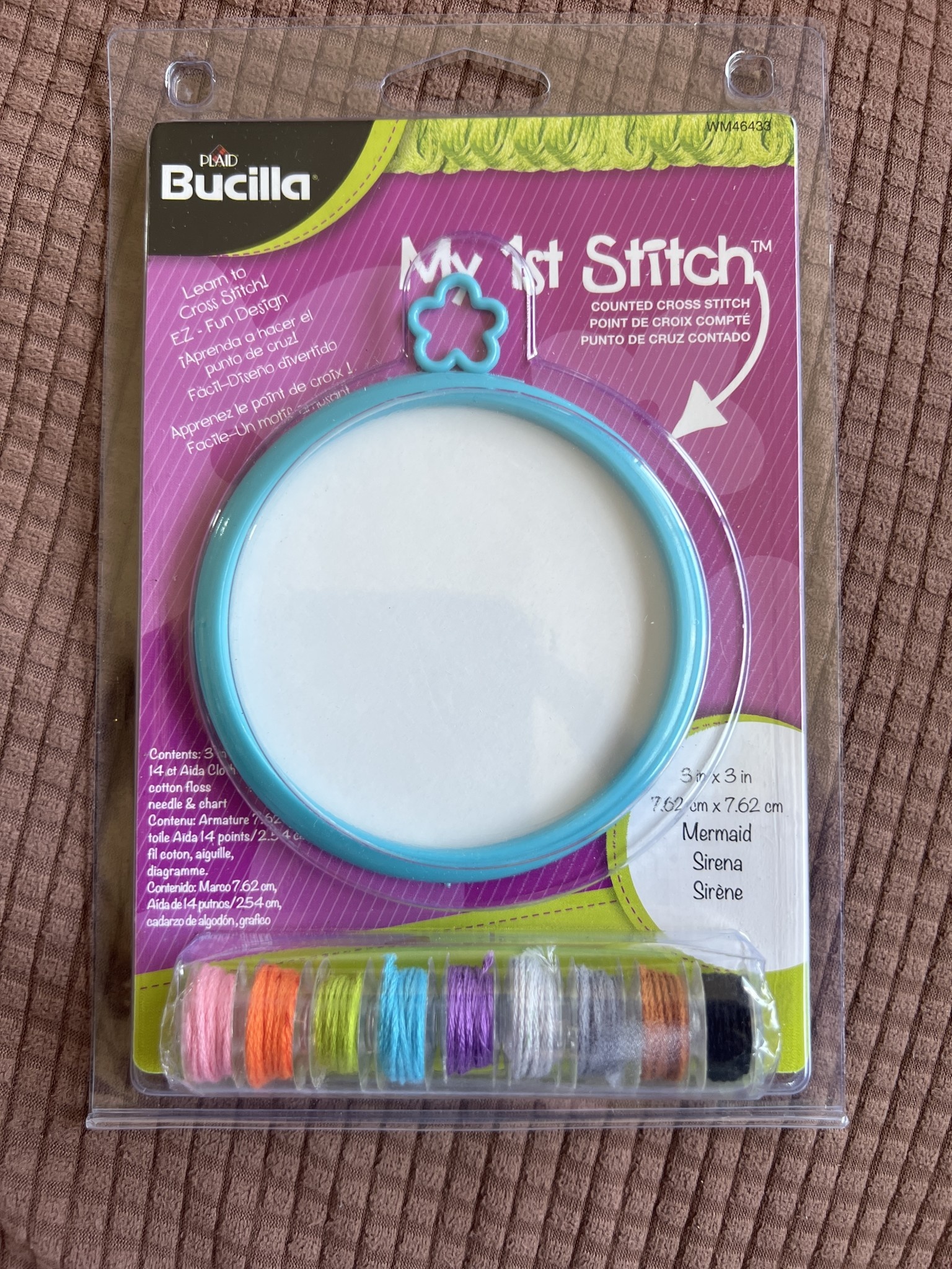Plaid Bucilla- My 1st Stitch - Learn to Cross Stitch - Mermaid - D3 ...