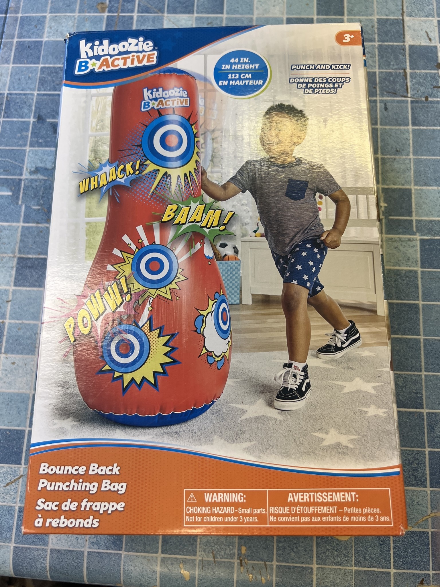 kidoozie B Active 44? Bounce Back Punching Bag - D3 Surplus Outlet