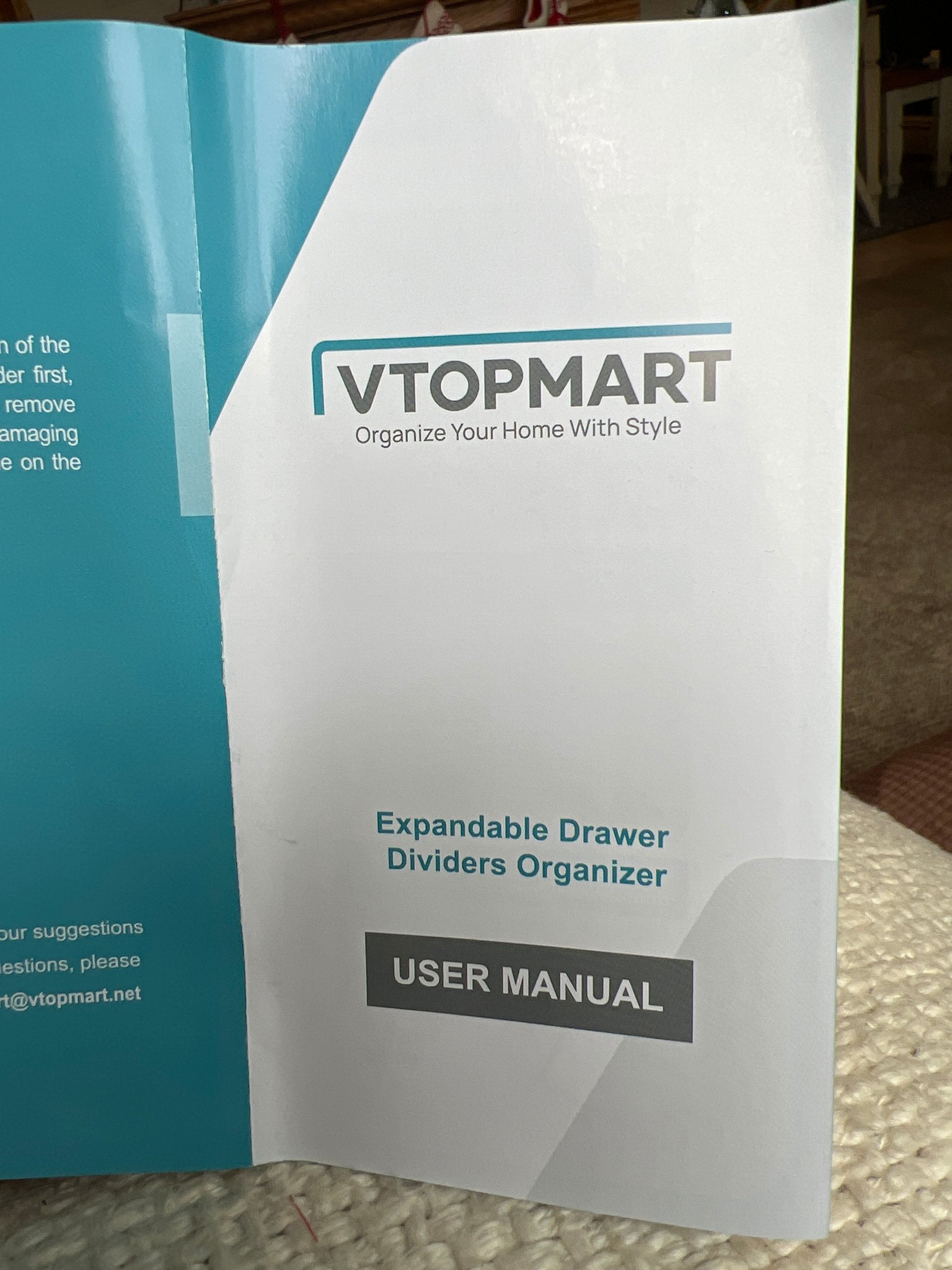 Open box- VTopmart expandable drawer dividers organizer 8 pk - D3 ...