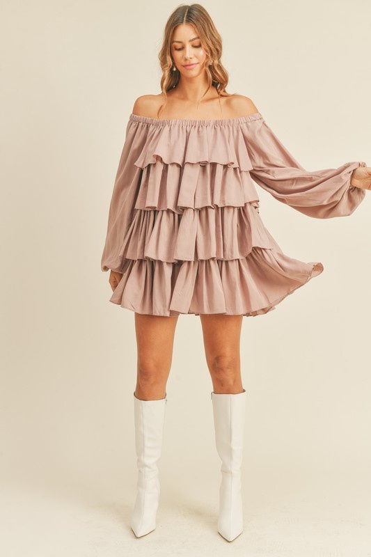 Tiered Ruffle Dress - Kirby's Kloset