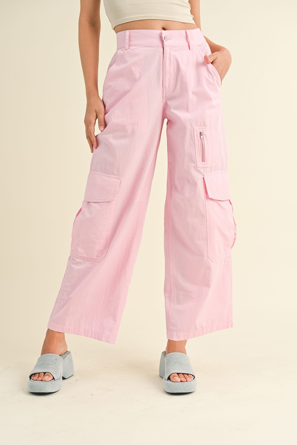 Pink Cargo Pants - Kirby's Kloset