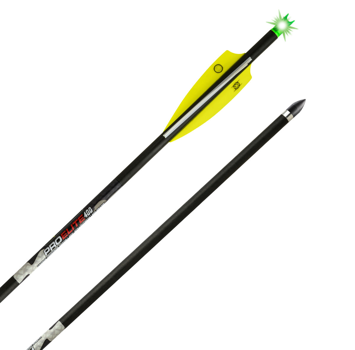 Ten Point Pro Elite 400 Carbon Crossbow Arrows with Alpha-Brite Nock ...