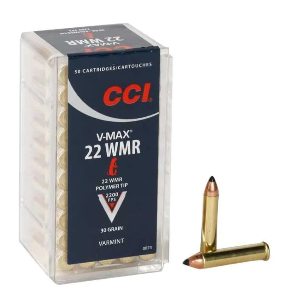 CCI V-MAX 22 WMR 30 gr 50 rnds - Backcountry Supplies