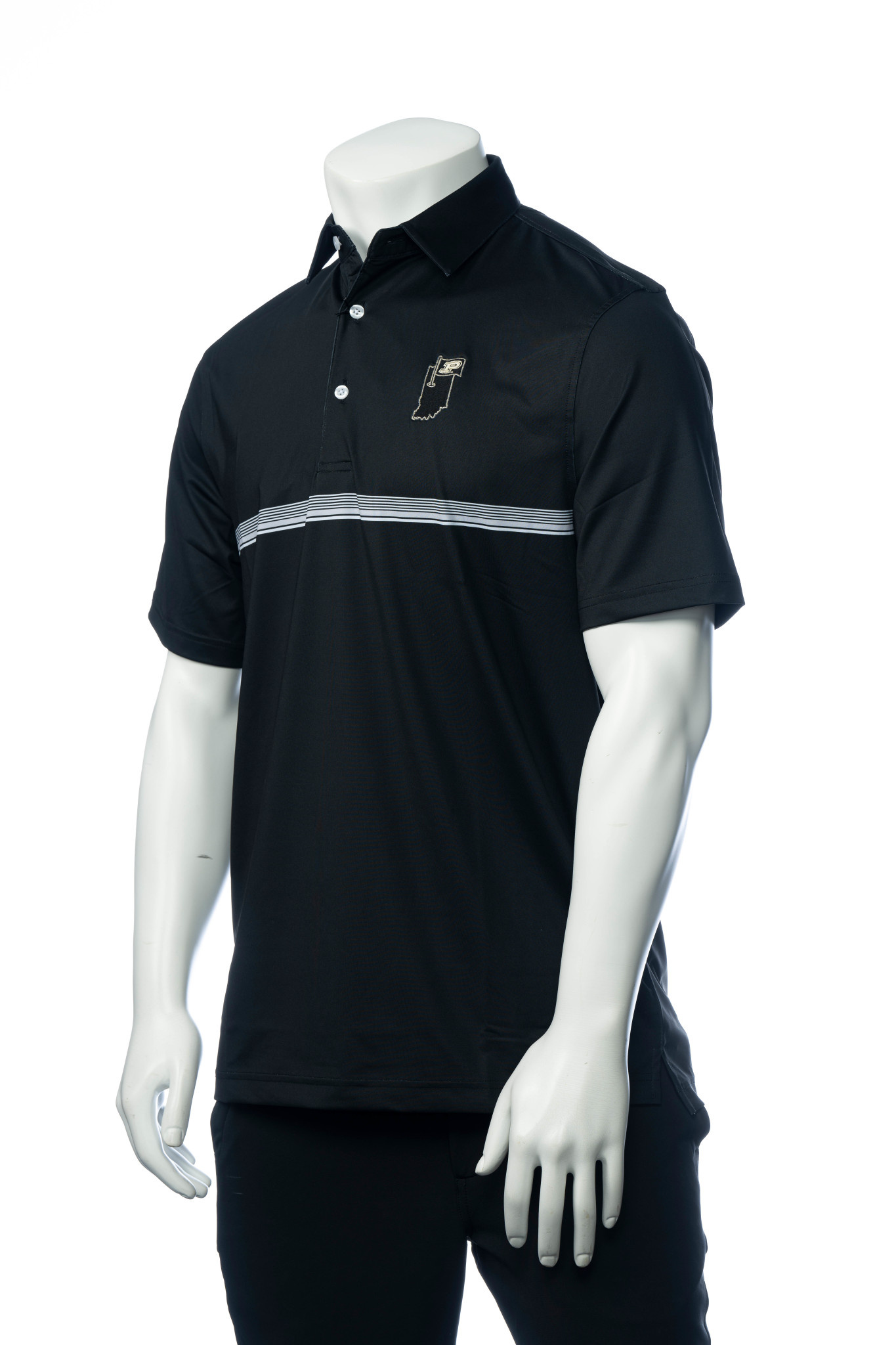 PURDUE GOLF COLLECTION PGC HAMILTON STRIPE POLO - Birck Boilermaker ...