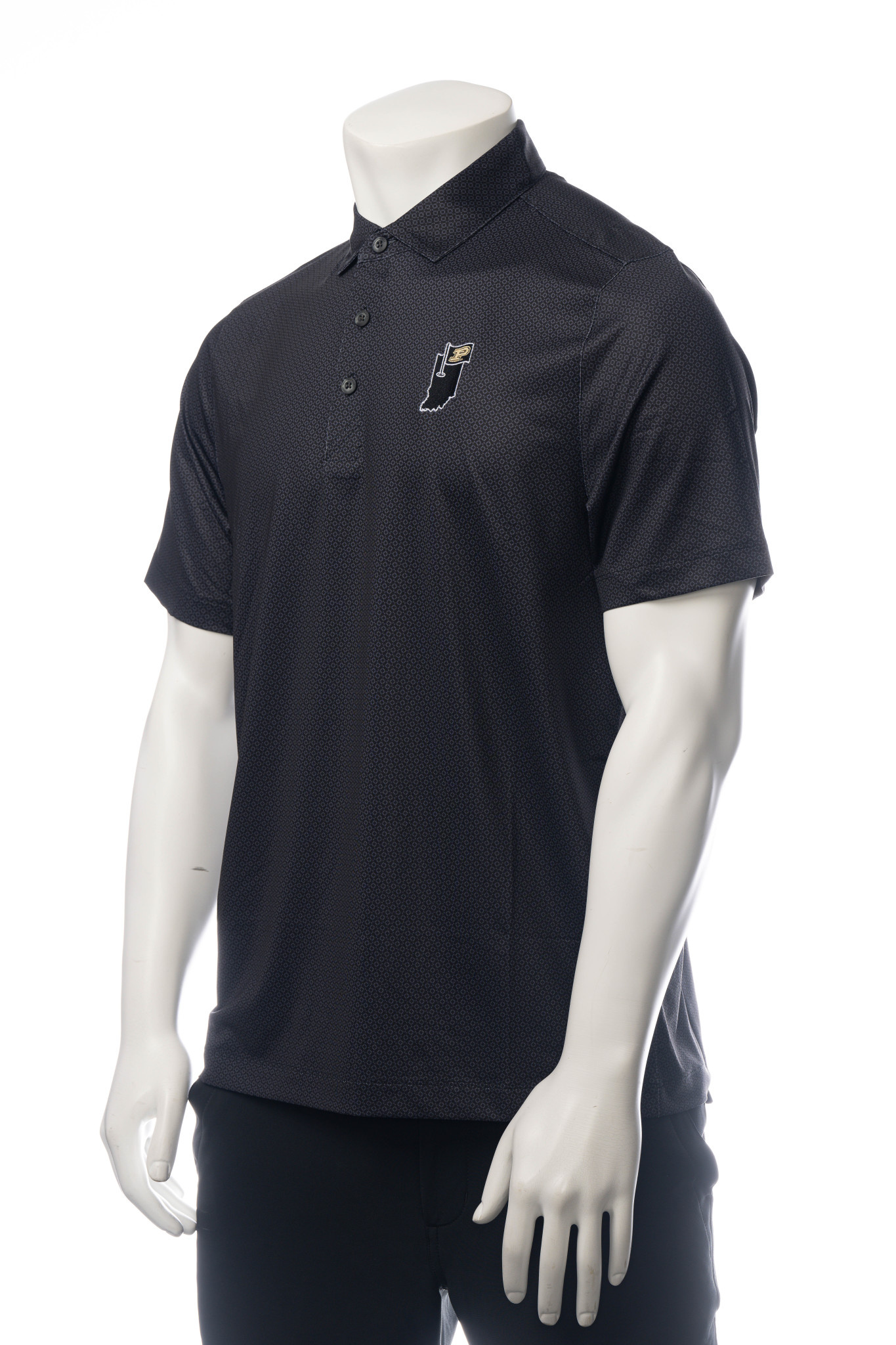 CUTTER & BUCK C & B 1305 PIKE ECO TONAL GEO POLO - Birck Boilermaker Golf Complex
