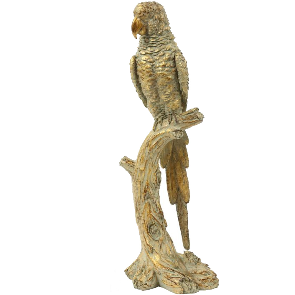 Mark Roberts Home Decor Decorative Parrot on Branch Table Piece-B- 18 ...