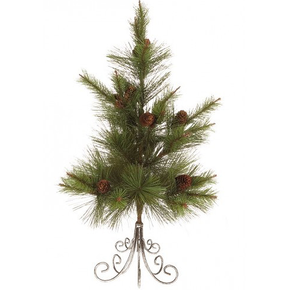 Mini Pine Tree w Cones 24 inch - Digs N Gifts