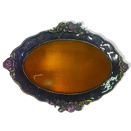 Winward Enamelled 4x6 inch Tray Small Metal Dish - Digs N Gifts